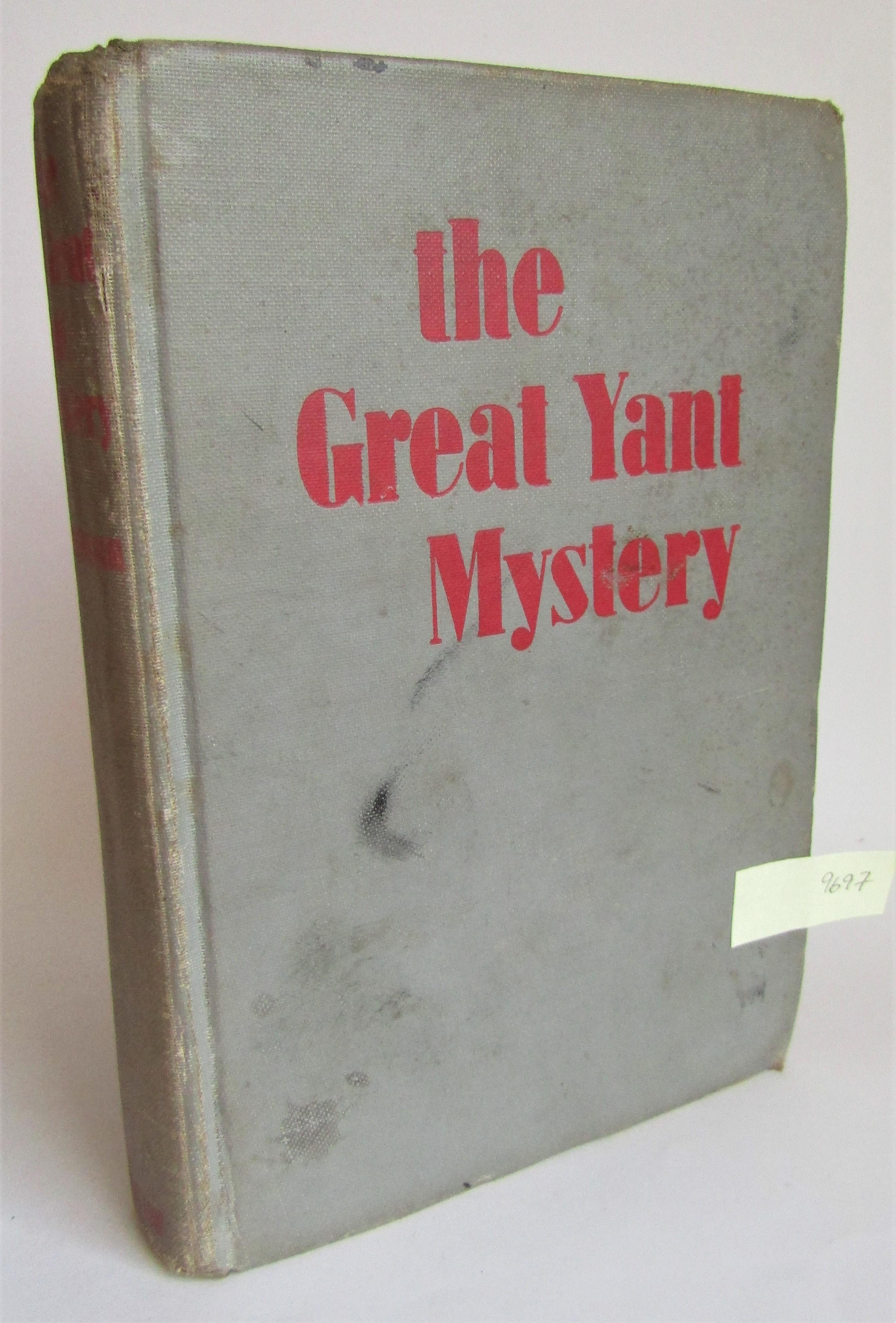 The Great Yant Mystery by A. B. Cunningham: Fair Hardcover (1943) 1st ...