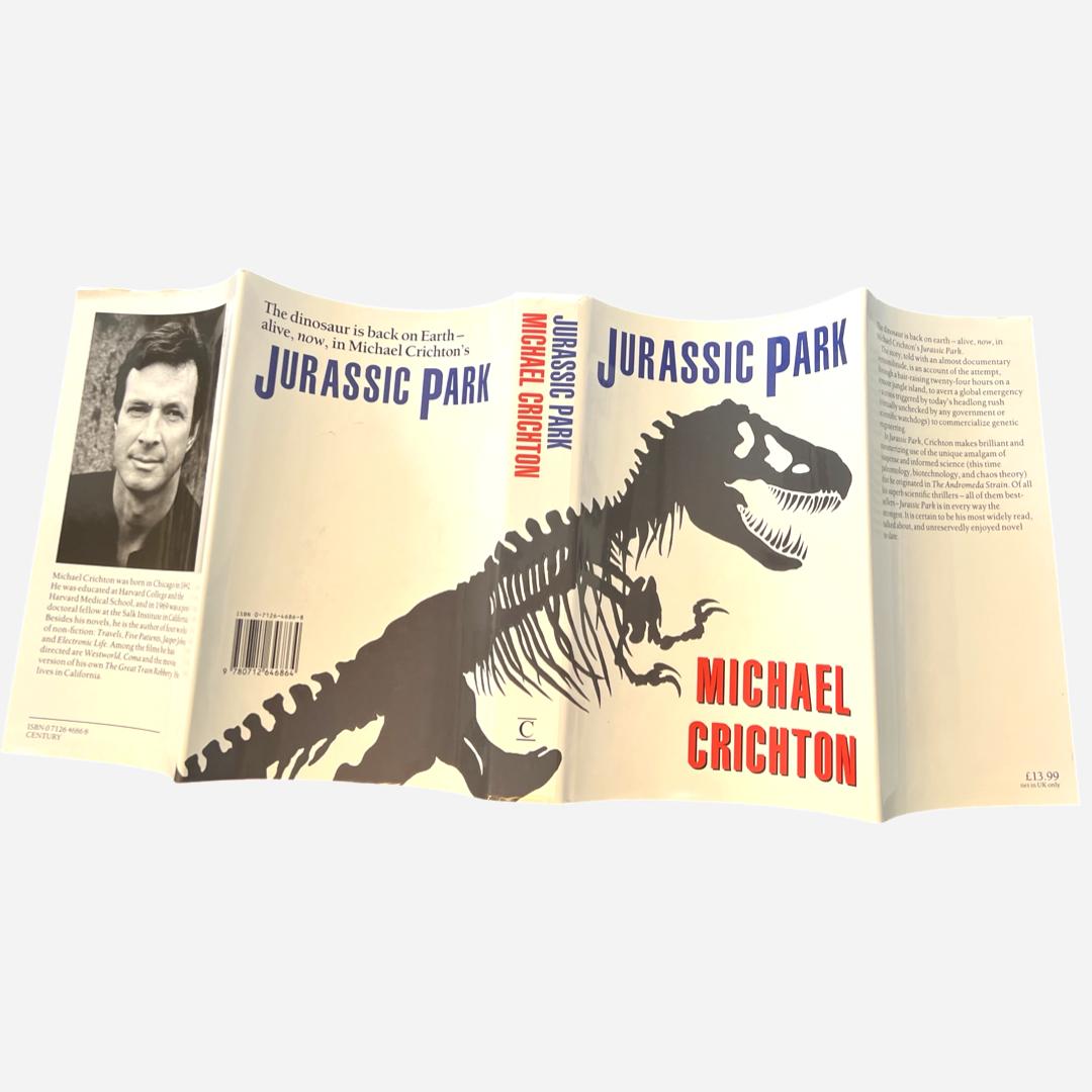 Jurassic Park By Crichton Michael Fine Hardcover 1991 1st Edition