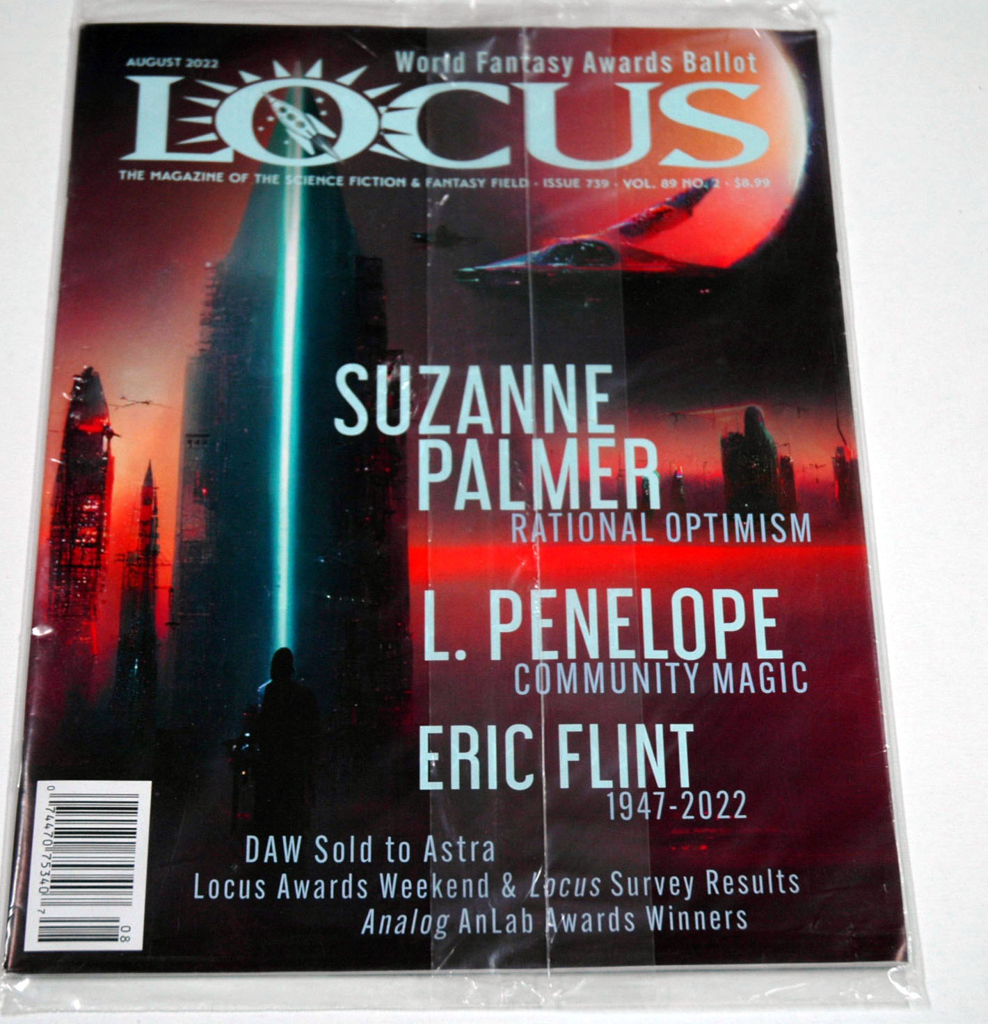 Locus (The Magazine of the Science Fiction & Fantasy Field) #739 August ...