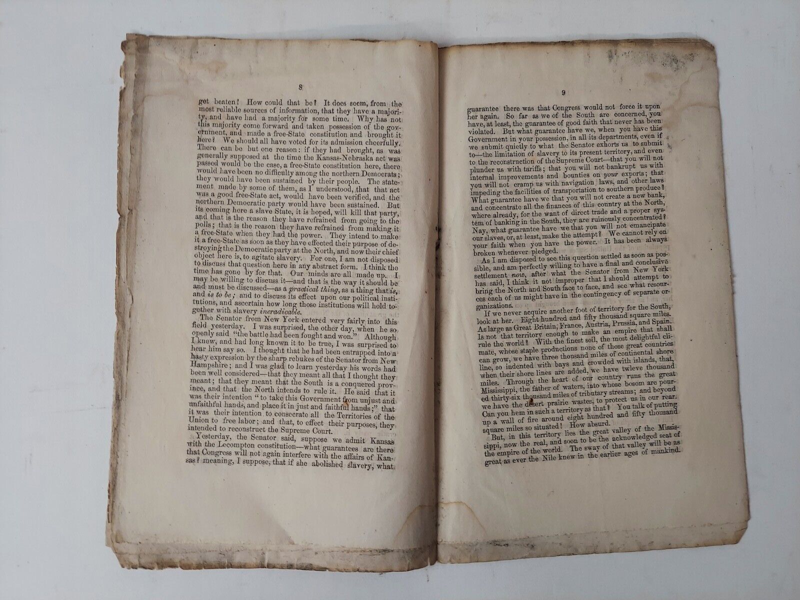 Speech of Hon. James H. Hammond, of South Carolina, on the Admission of ...