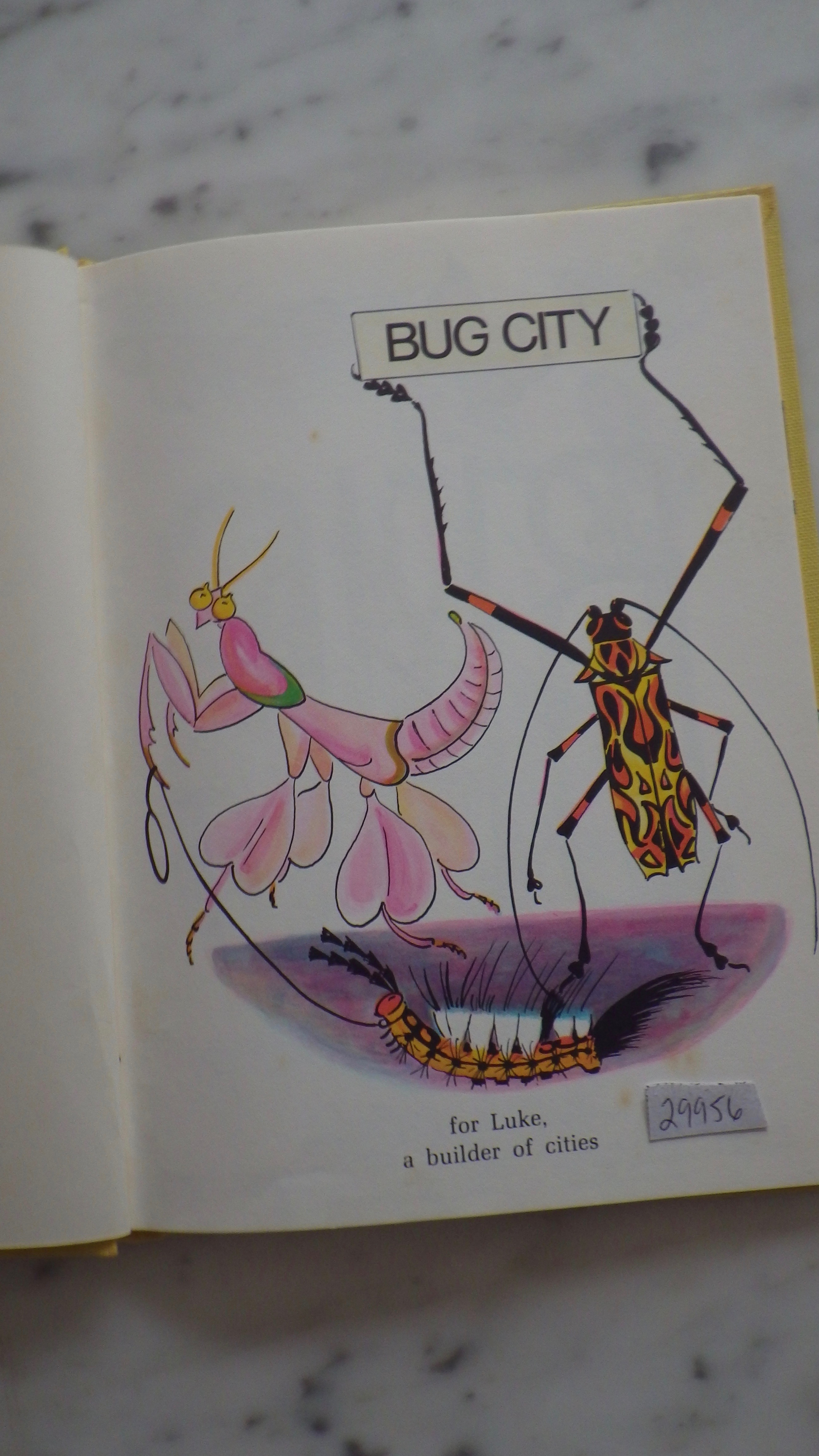 Bug City by Dahlov Ipcar ,PICTURE BOOK, 1975, ,Animals / Insects ...
