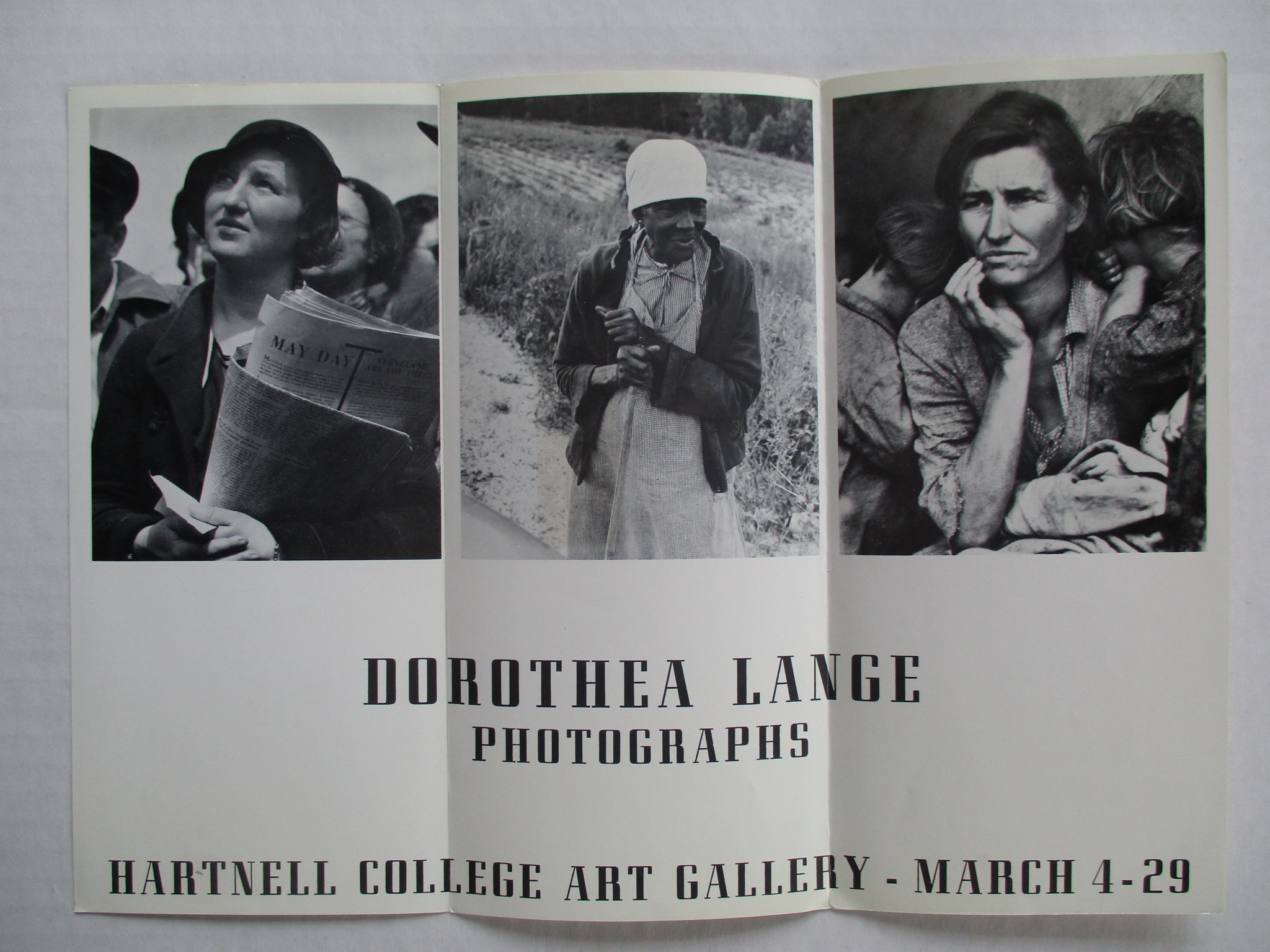 Dorothea Lange Photographs Hartnell College Art Gallery March 4 - 29 ...
