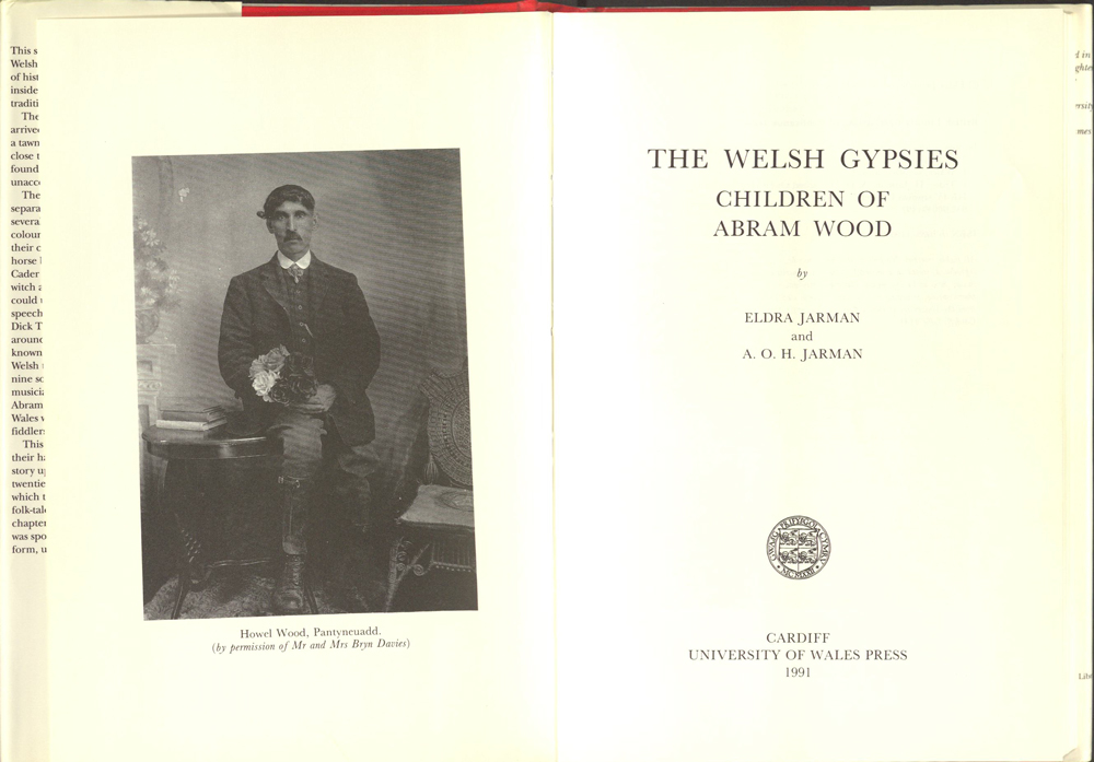 The Welsh Gypsies Children of Abram Wood by JARMAN Eldra and JARMAN A.O ...