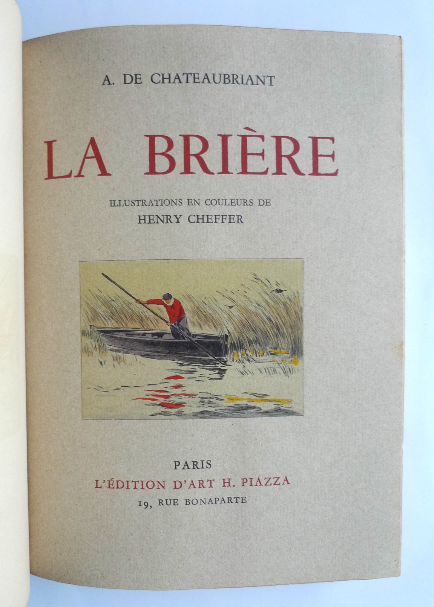 La Brière. Edition ornée de 34 illustrations originales en couleurs de ...