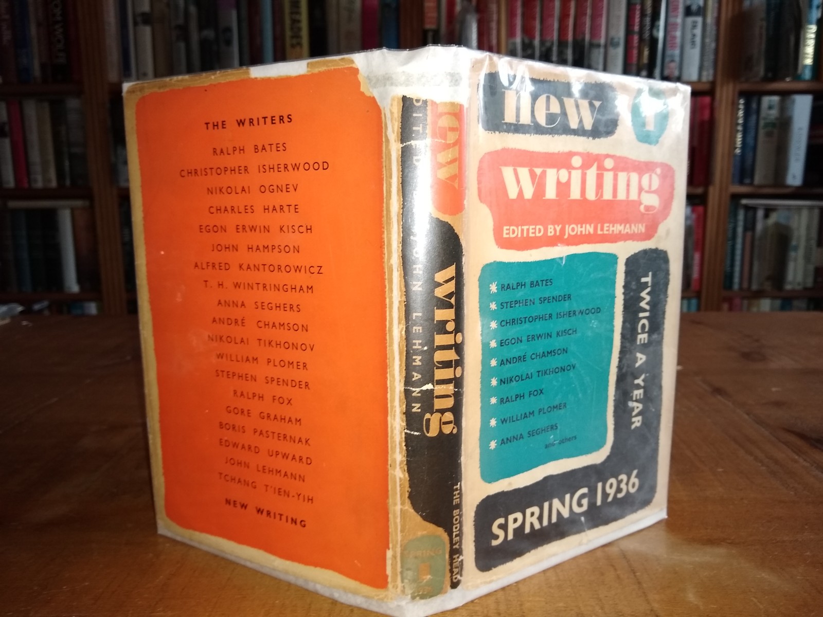New Writing 1 by John Lehmann, editor: Near Fine Hardcover (1936) 1st ...