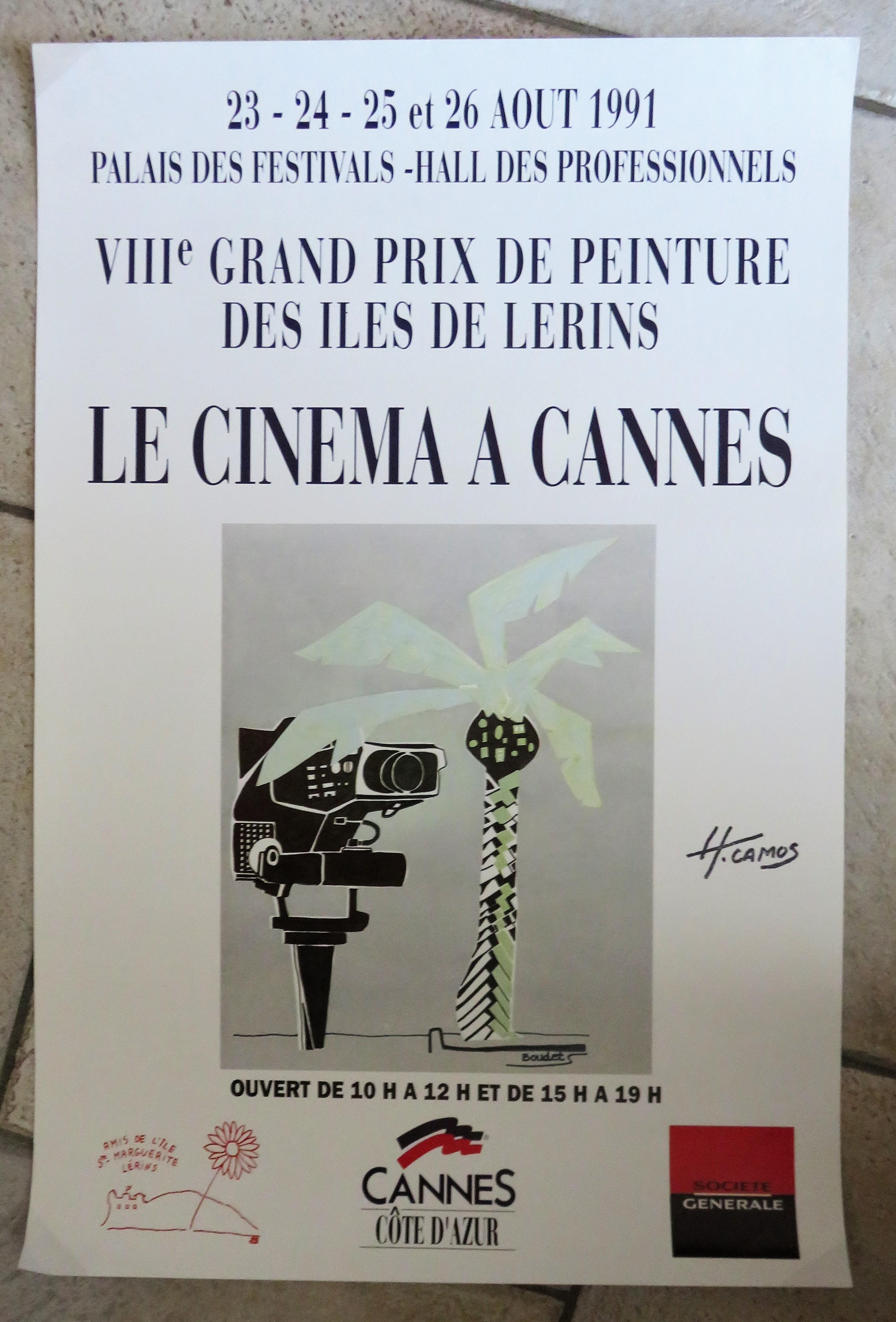 Affiche VIIIe grand prix de peinture des iles de lerins.CANNES by Amis ...