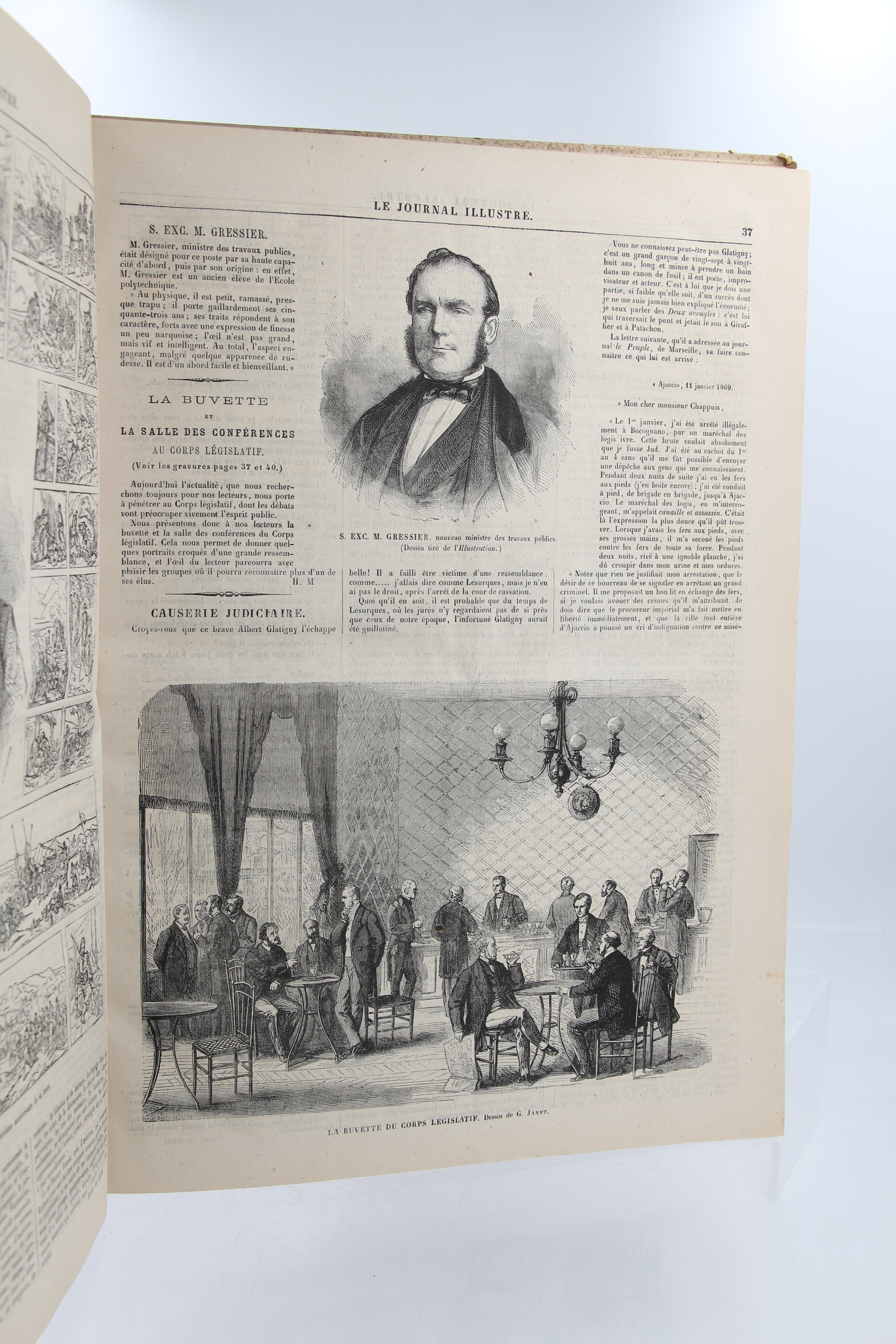 Le Journal illustré, quatrième année complète (1869), du n°256 du 3 ...