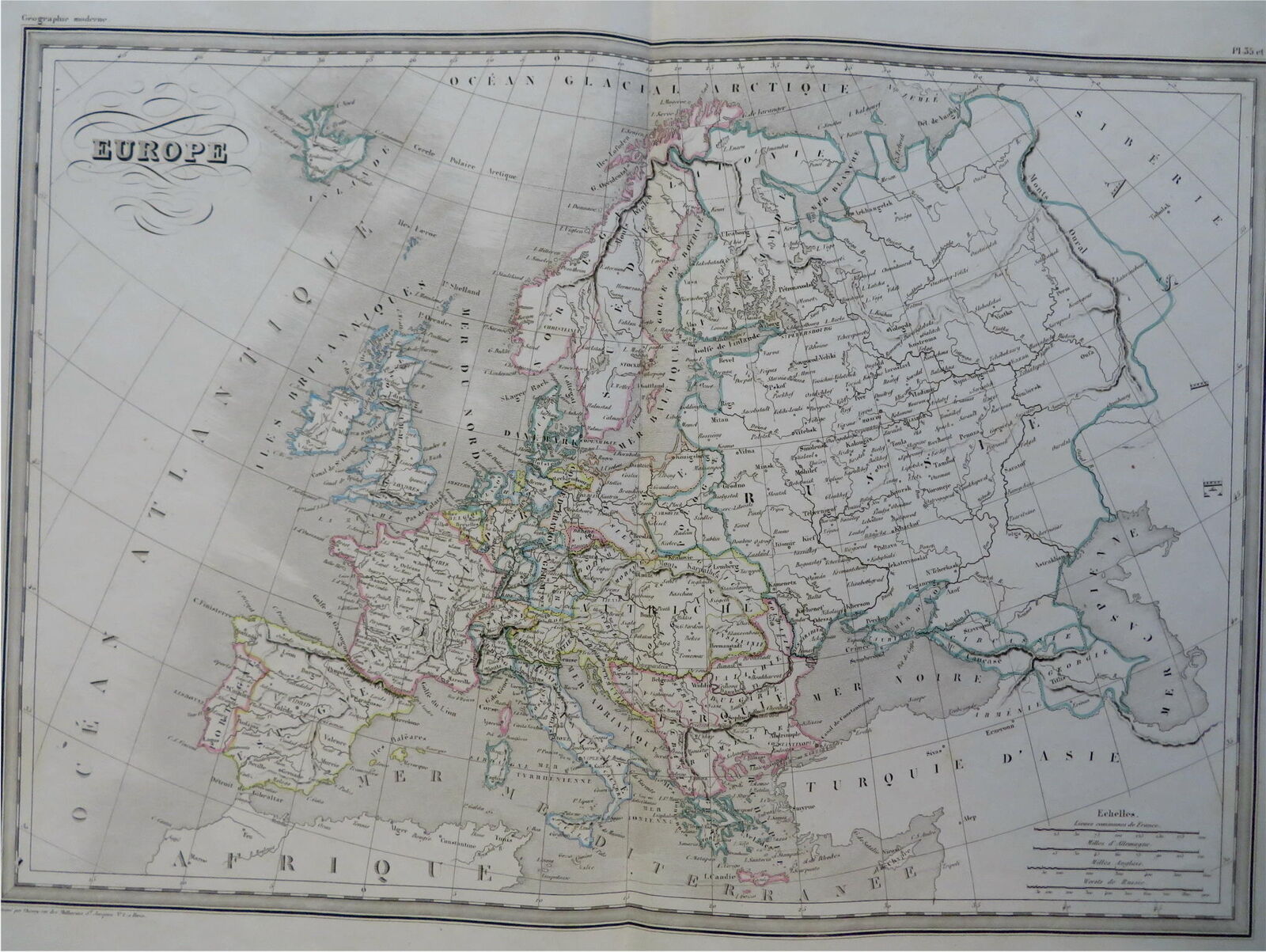 Europe German Confederation Italy Austria France Russia Spain 1846 ...