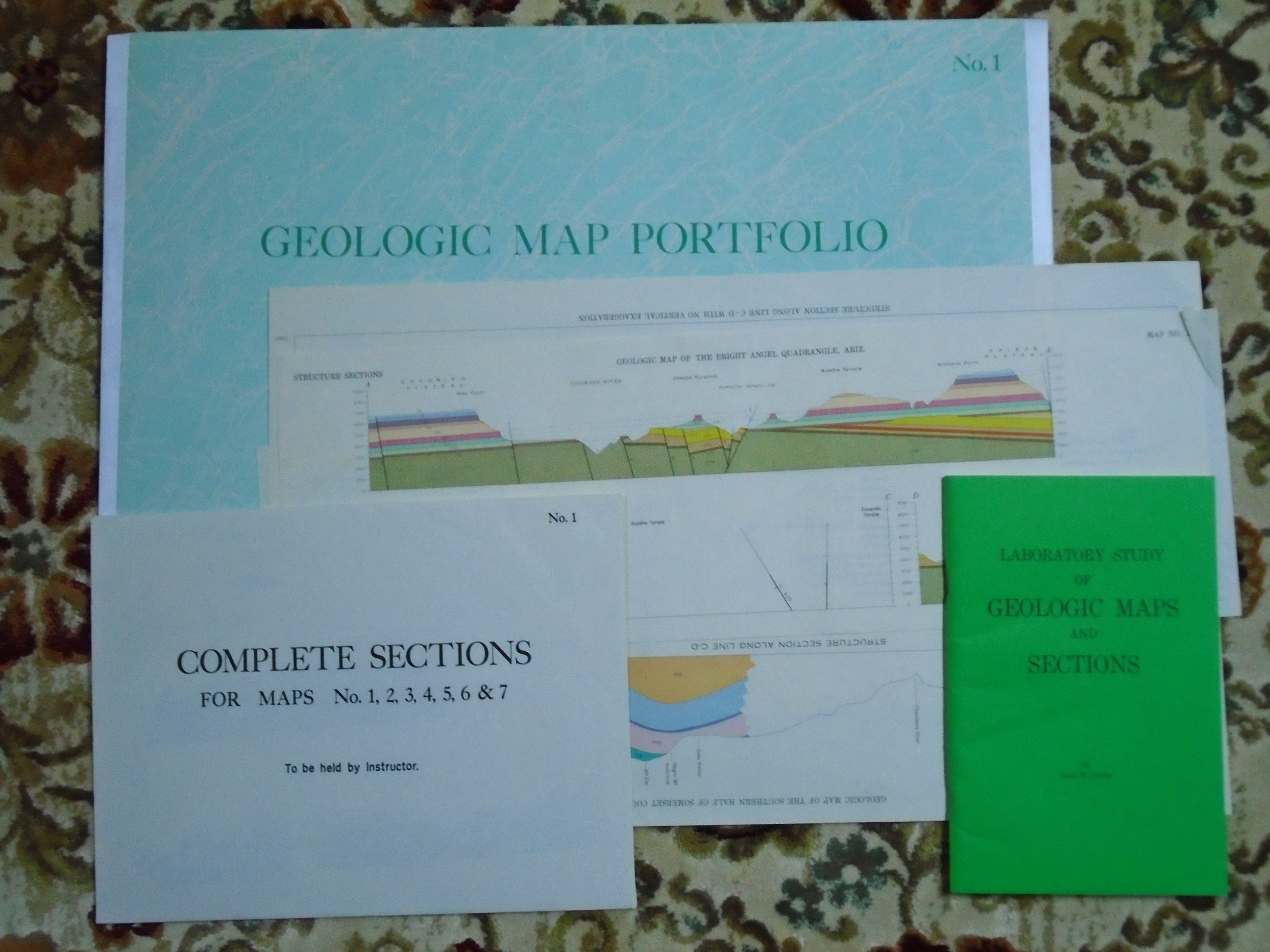 LABORATORY STUDY OF GEOLOGIC MAPS AND SECTIONS; GEOLOGIC MAP PORTFOLIO ... LABORATORY STUDY OF GEOLOGIC MAPS AND SECTIONS; GEOLOGIC MAP PORTFOLIO ...