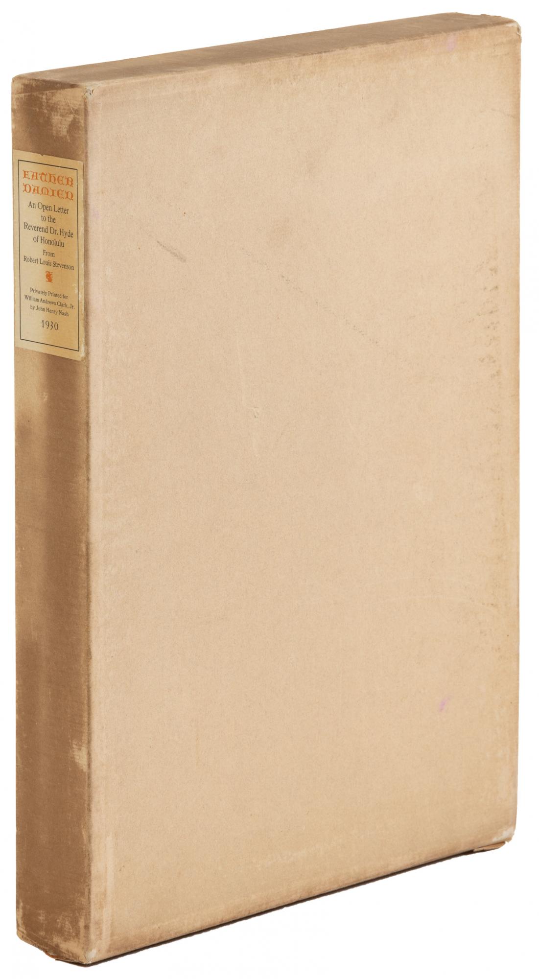 Father Damien: An Open Letter to the Reverend Dr. Hyde of Honolulu from ...