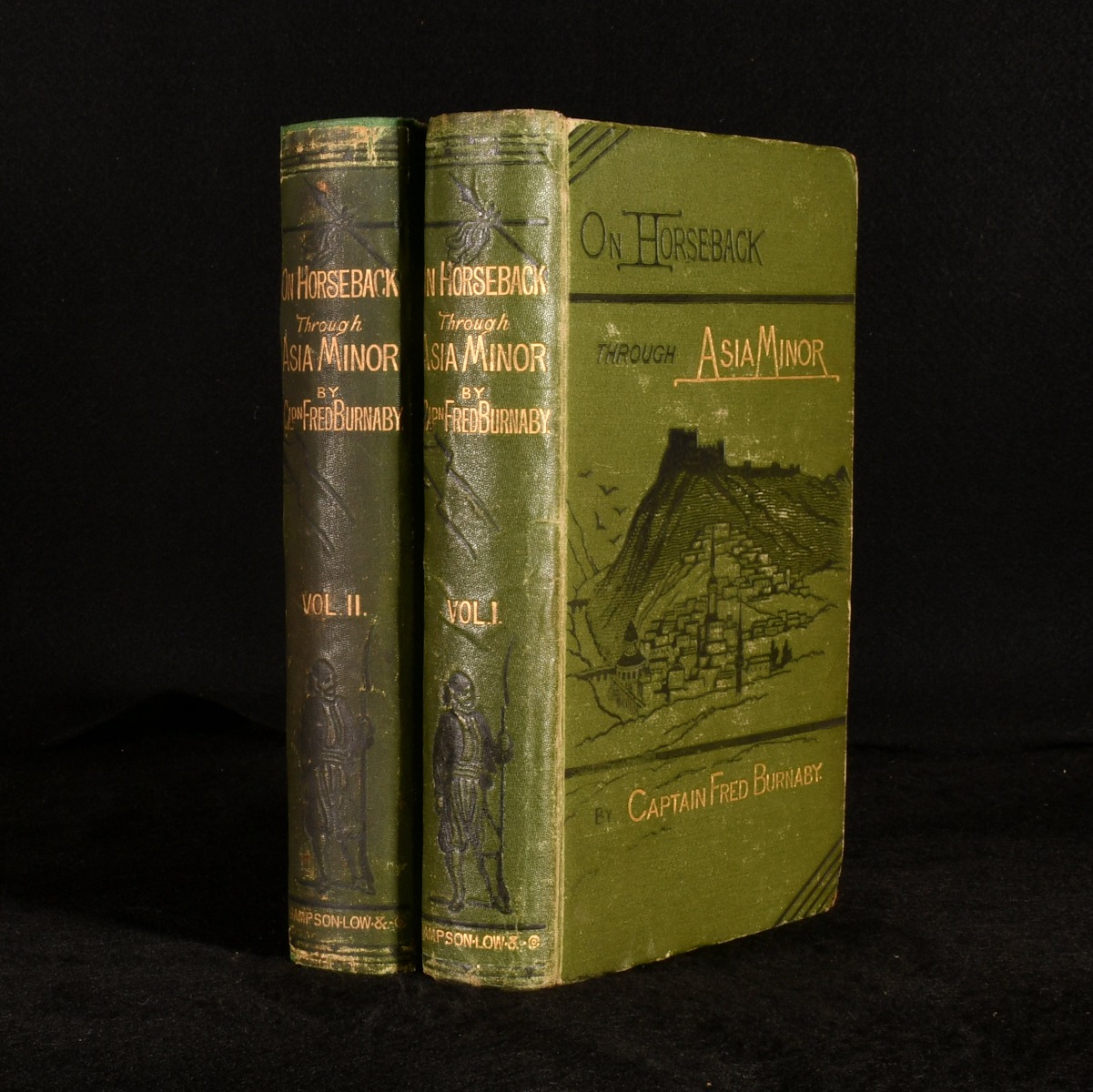 On Horseback Through Asia Minor by Captain Fred Burnaby: Very Good ...