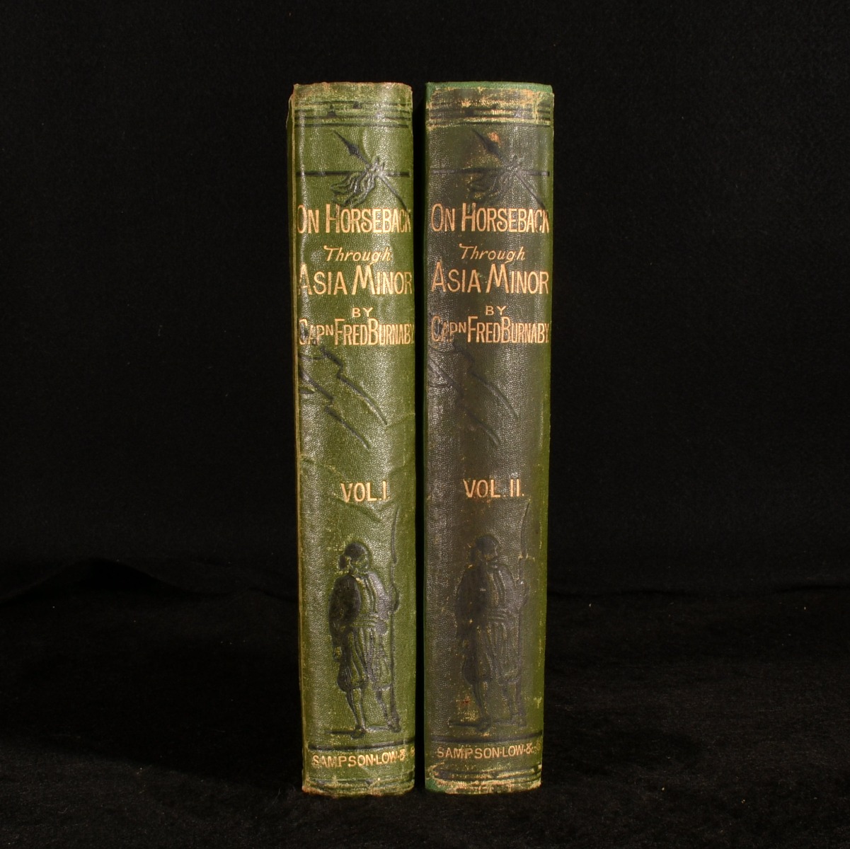 On Horseback Through Asia Minor by Captain Fred Burnaby: Very Good ...