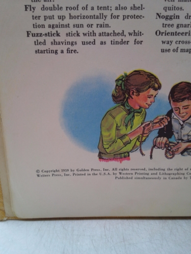 The Golden Book of Camping and Camp Crafts: Tents and tarpaulins, packs ...