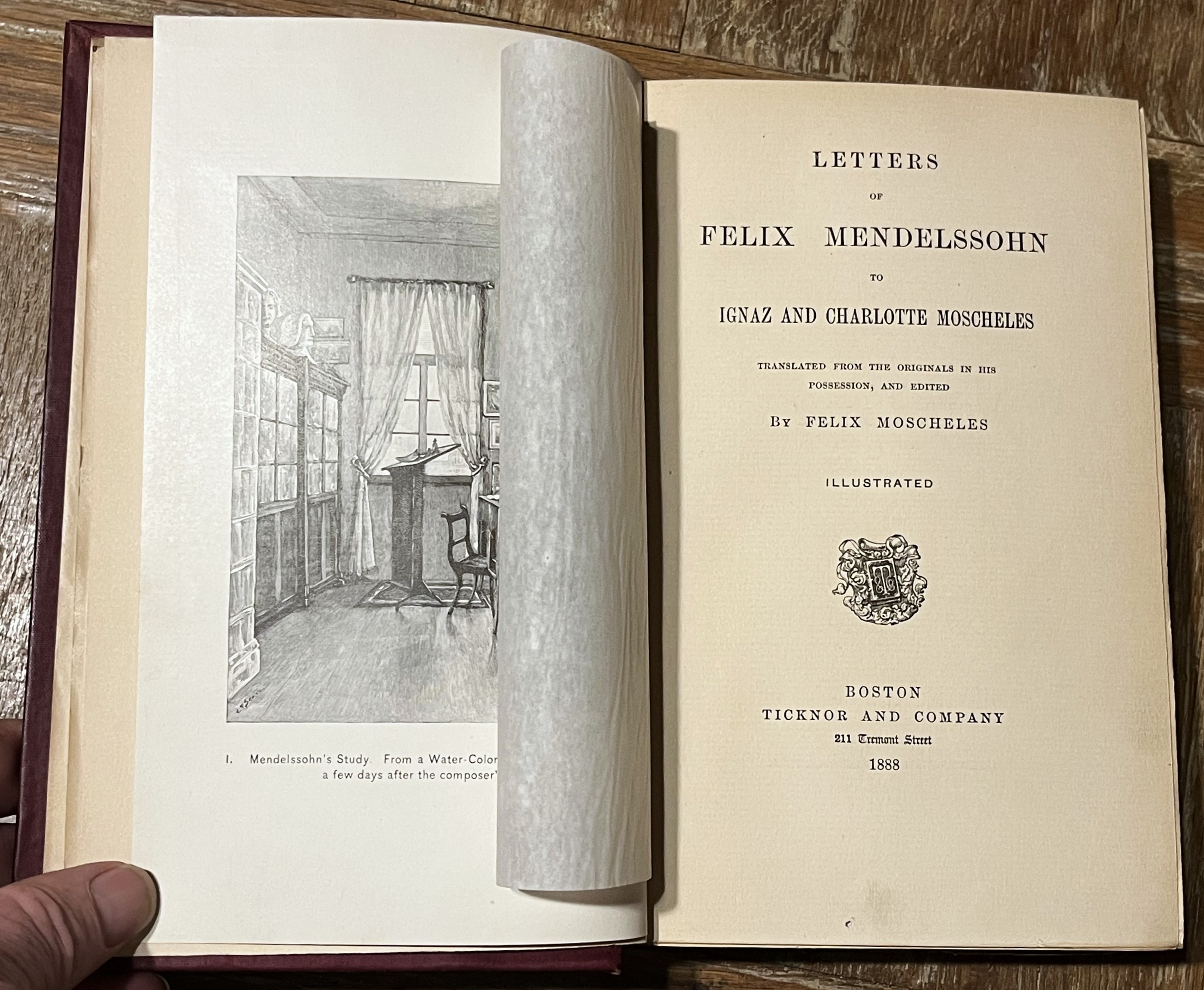 Letters of Felix Mendelssohn to Ignaz and Charlotte Moscheles by ...