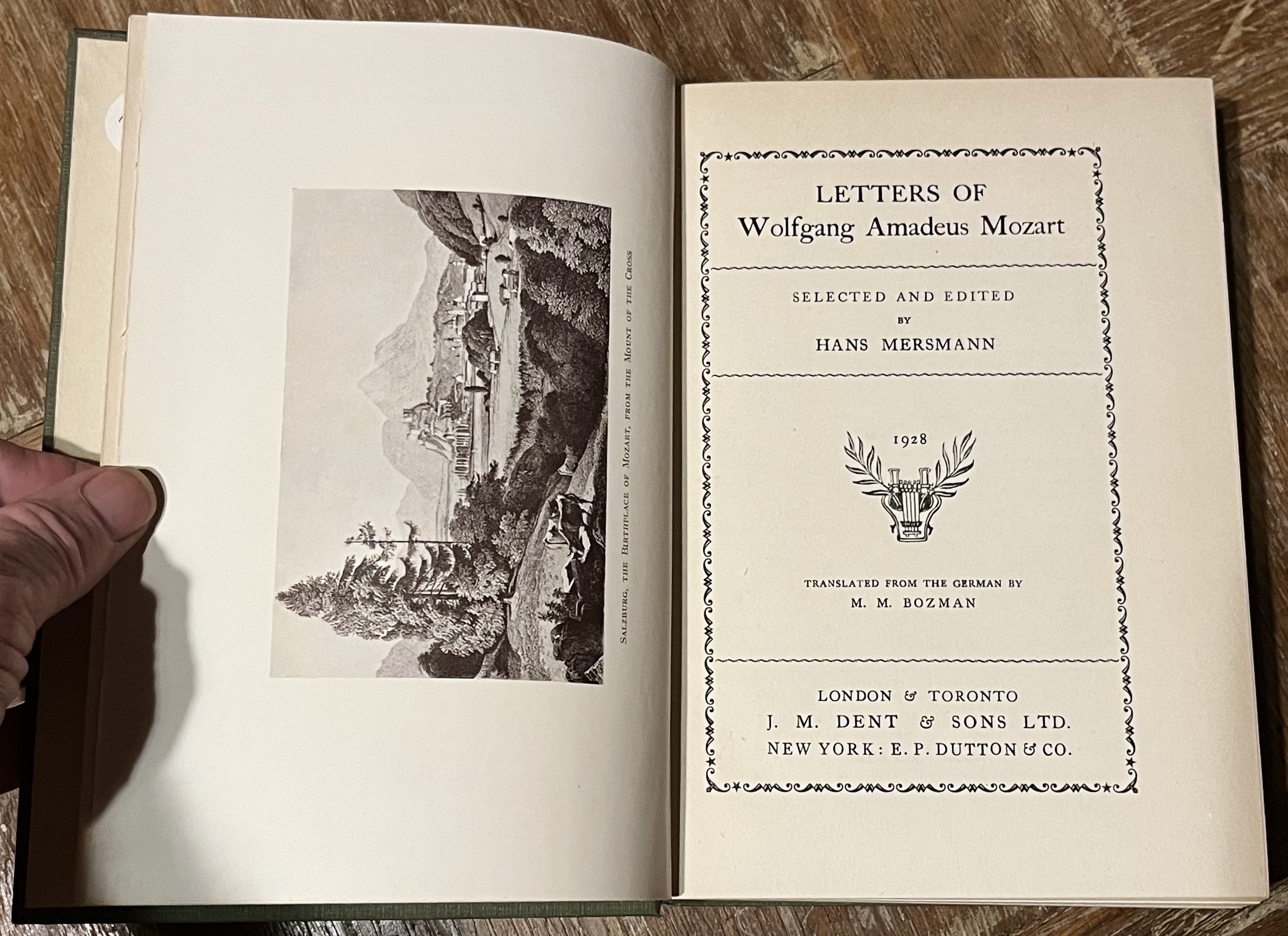 Letters of Wolfgang Amadeus Mozart by Mozart, Wolfgang Amadeus & Hans ...