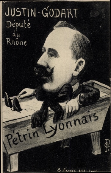 Künstler Ansichtskarte / Postkarte Farges, S., Justin Godart, Depute du ...