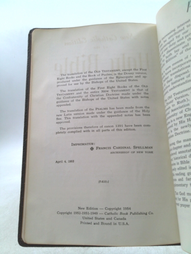 Holy Bible, New Catholic Edition, Fine Art Edition, Illustrated by ...