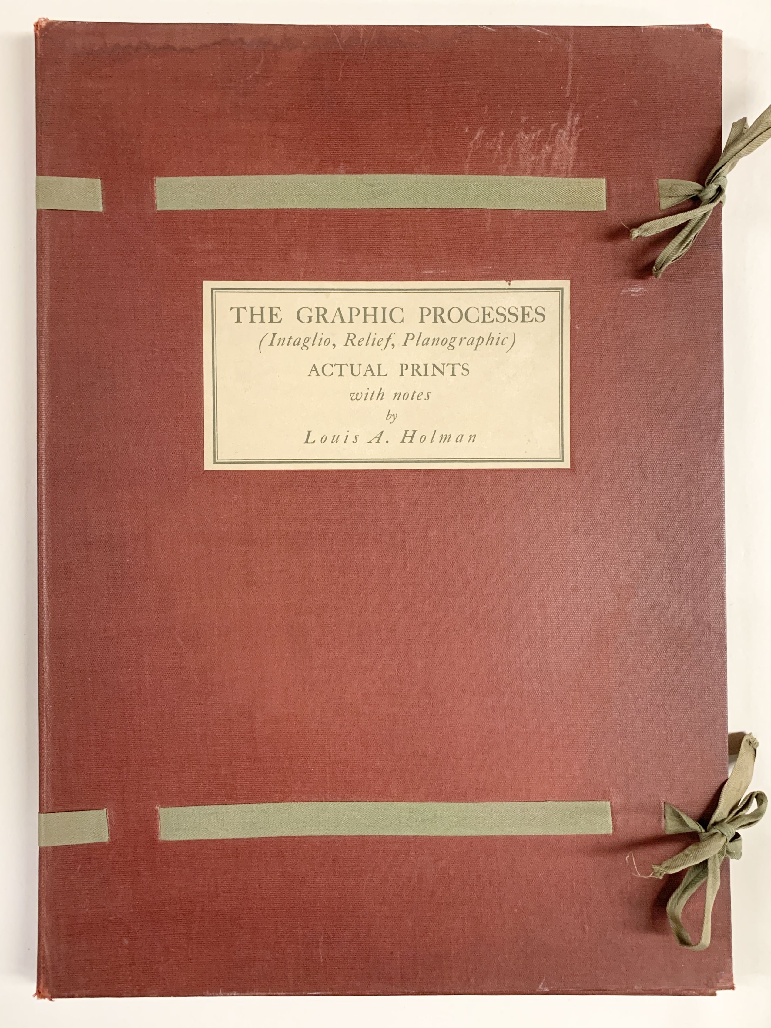 The Graphic Processes (Intaglio, Relief, Photographic) Actual Prints ...