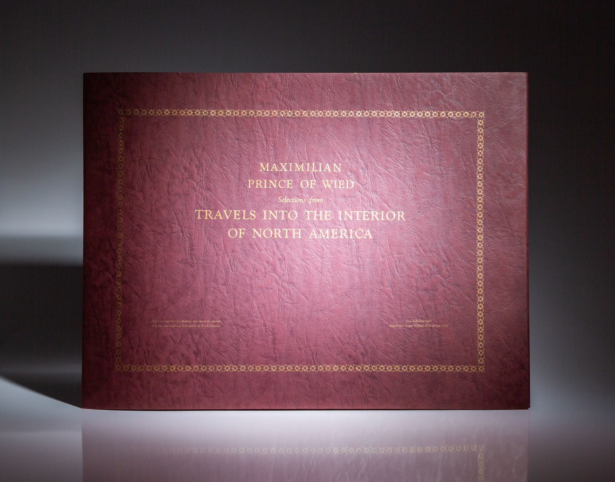 Selections from Travels Into The Interior of North America; Plates ...