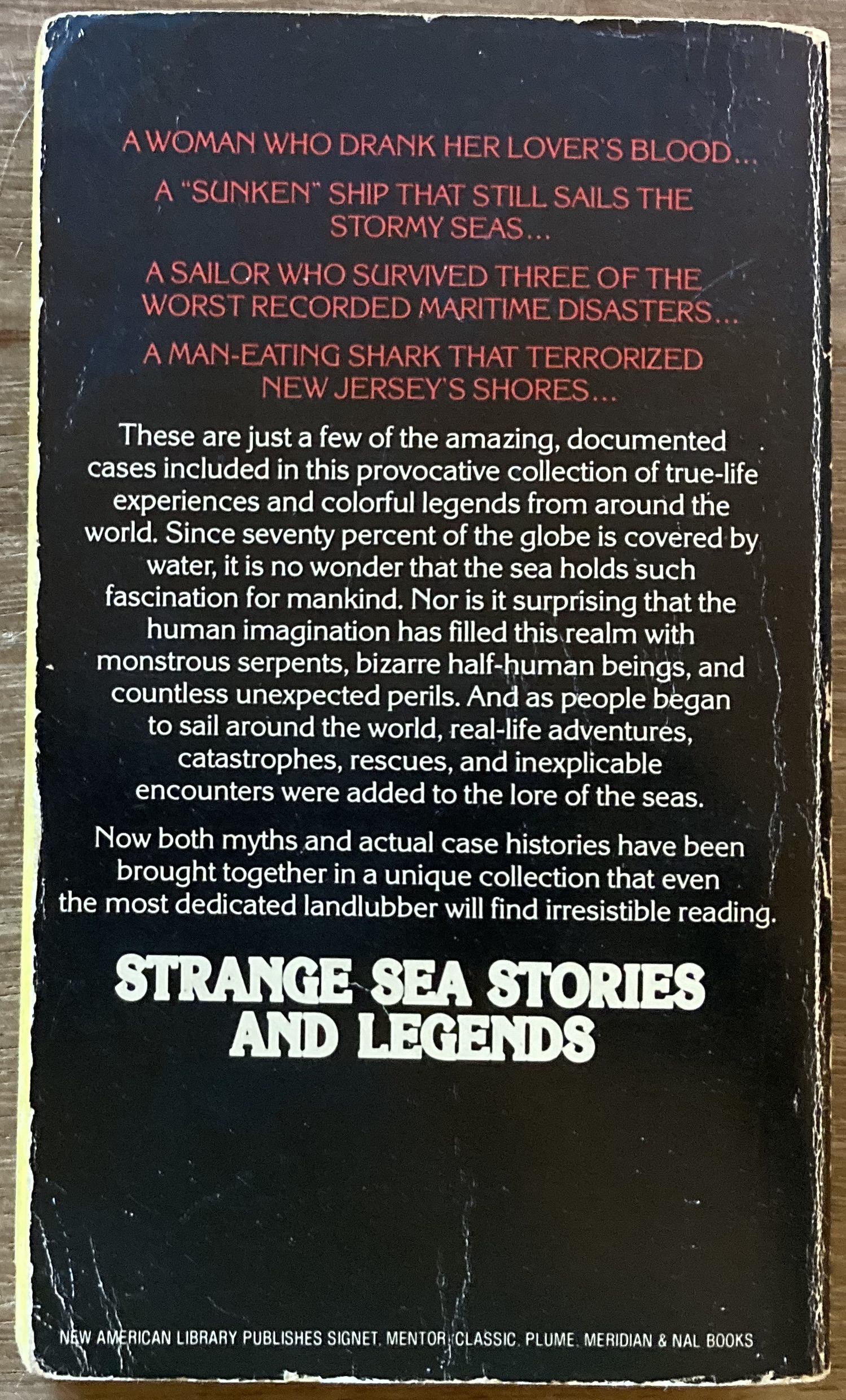 Strange Sea Stories and Legends by Wisner, Bill: Good Soft cover (1981 ...