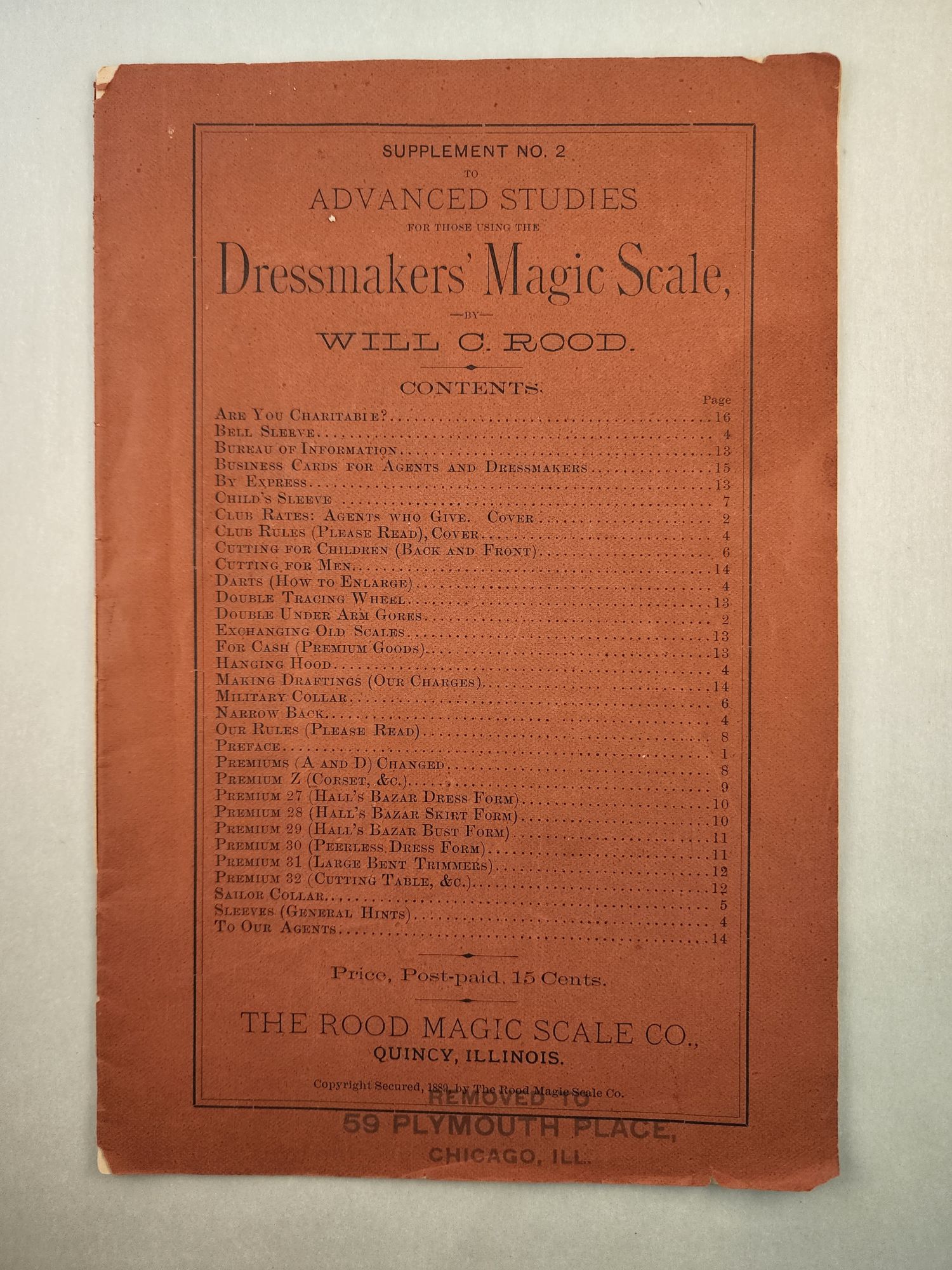 Supplement No. 2 To Advanced Studies For Those using The Dressmakers ...