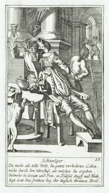 Glutton - Der Schwelger von Fleischmann, Daniel Clamer Christian: (1700 ...