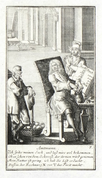 Official - Amtmann von Fleischmann, Daniel Clamer Christian: (1751 ...