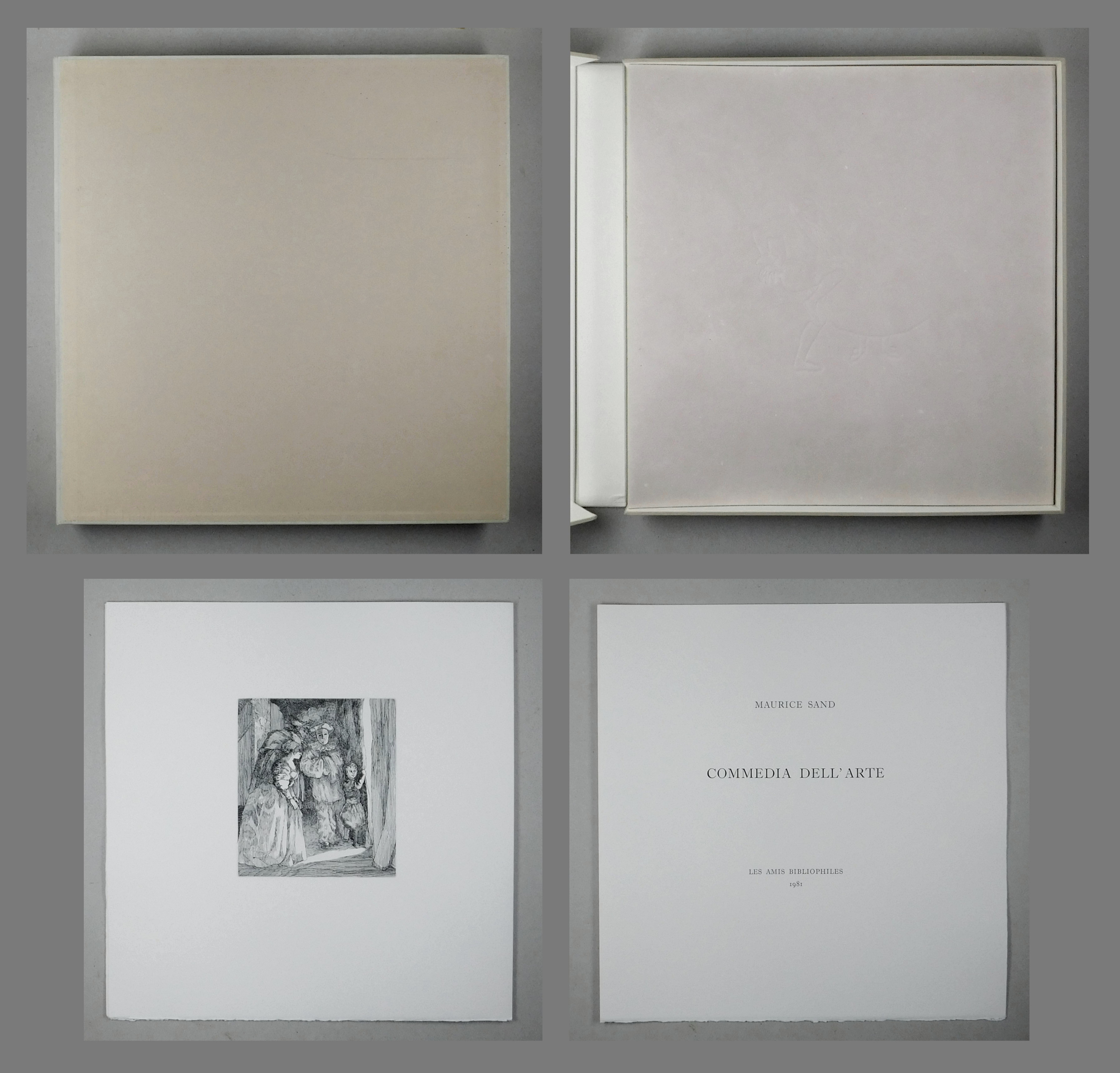 Commedia dell'Arte. 16 eaux fortes de Véronique Jordan Roman. by Sand ...