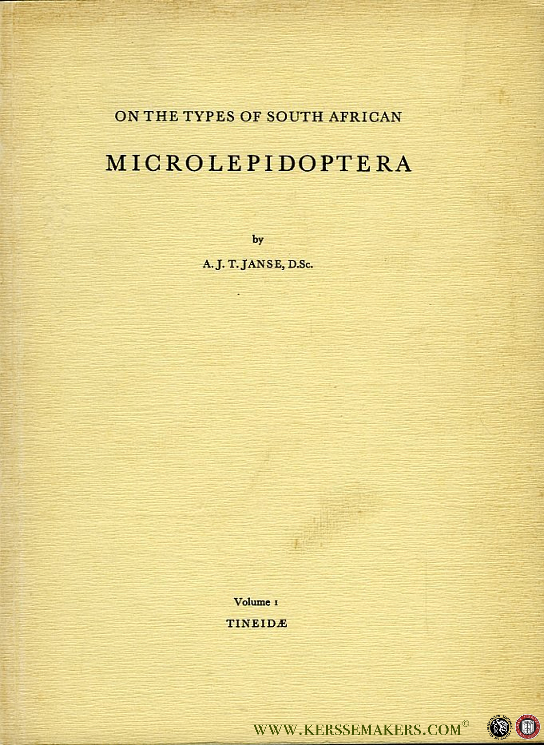 On the types of South African Microlepidoptera described by the late Edward Meyrick and ...