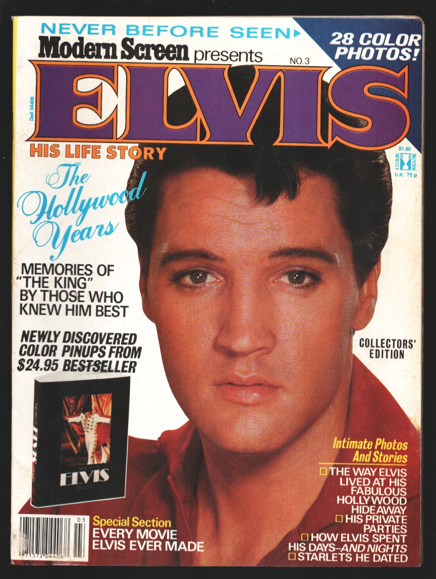 Modern Screen Presents Elvis-His Life Story #3 1979-Elvis photos & info ...