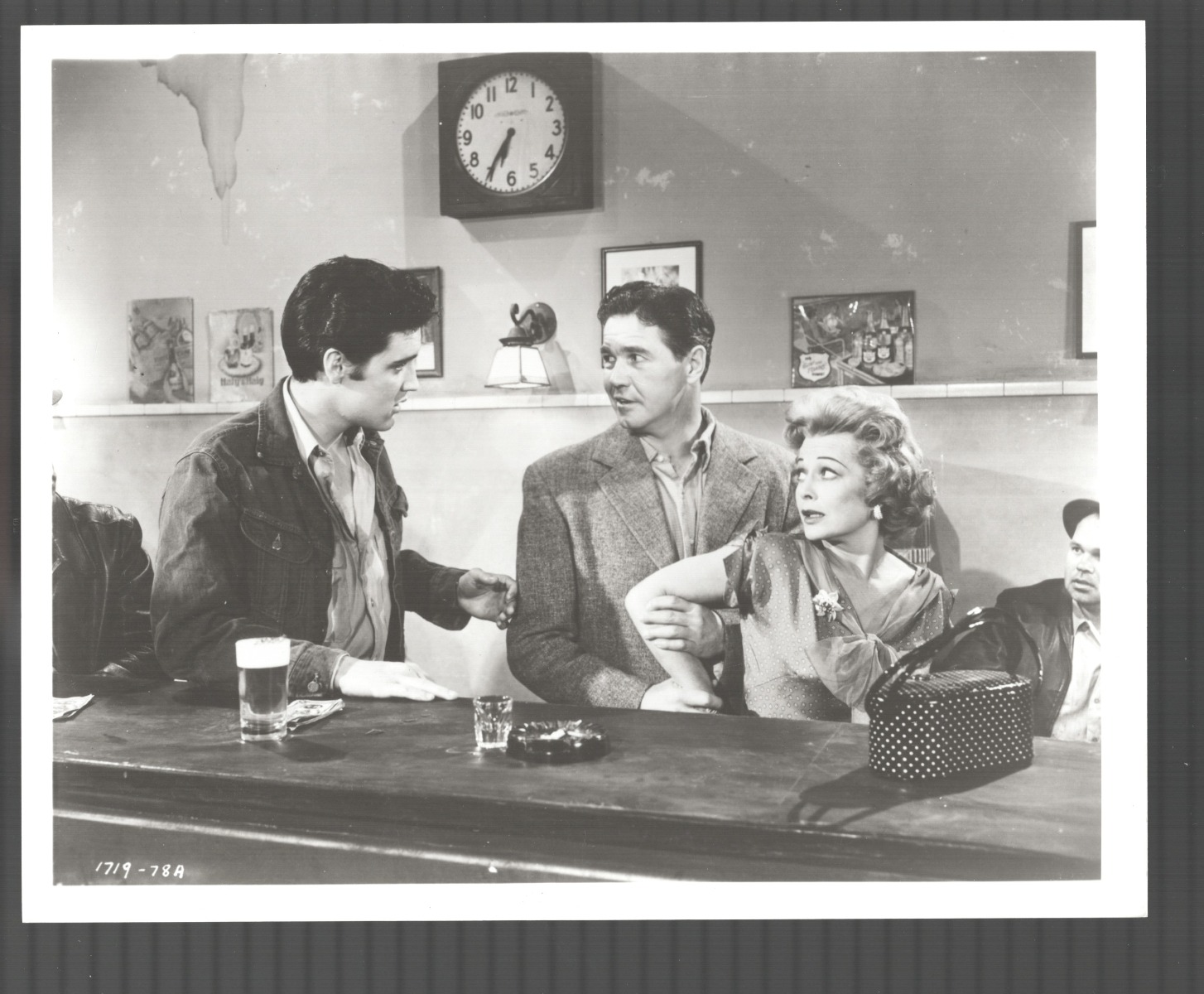 Jailhouse Rock 8'x10' Movie Still Elvis Presley Mickey Shaughnessy ...