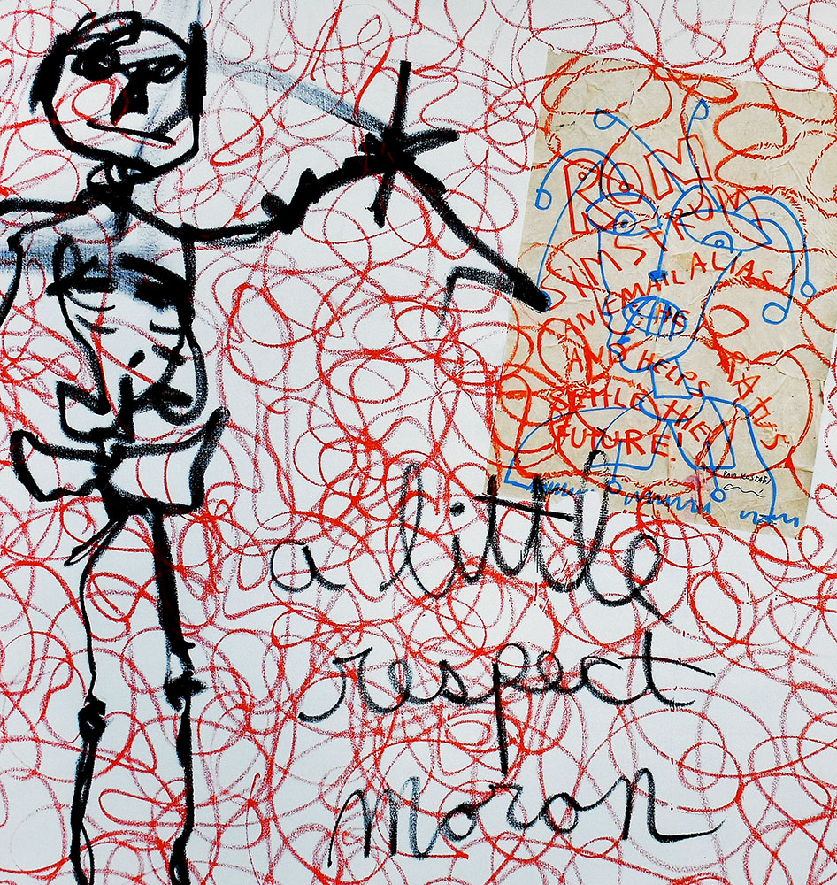 A little respect Moron. [Signierter Original-Farbsiebdruck/signed ...