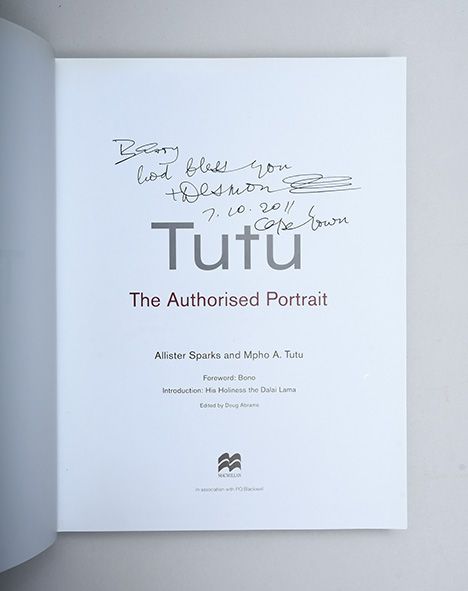 Tutu: The Authorised Portrait. by TUTU, Desmond Mpilo - SPARKS ...