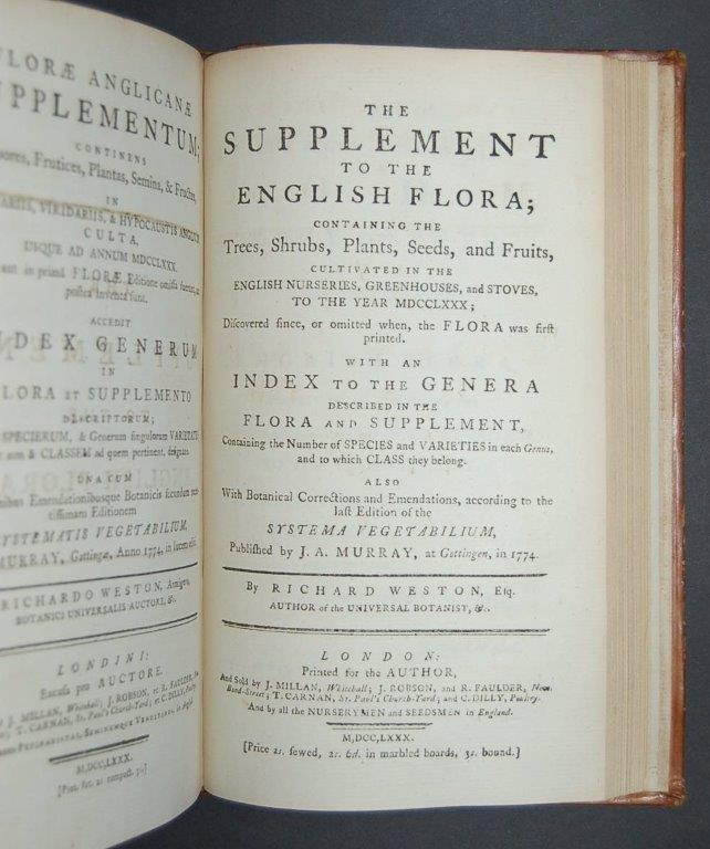 The English Flora: or, a Catalogue of Trees, Shrubs, Plants and Fruits ...