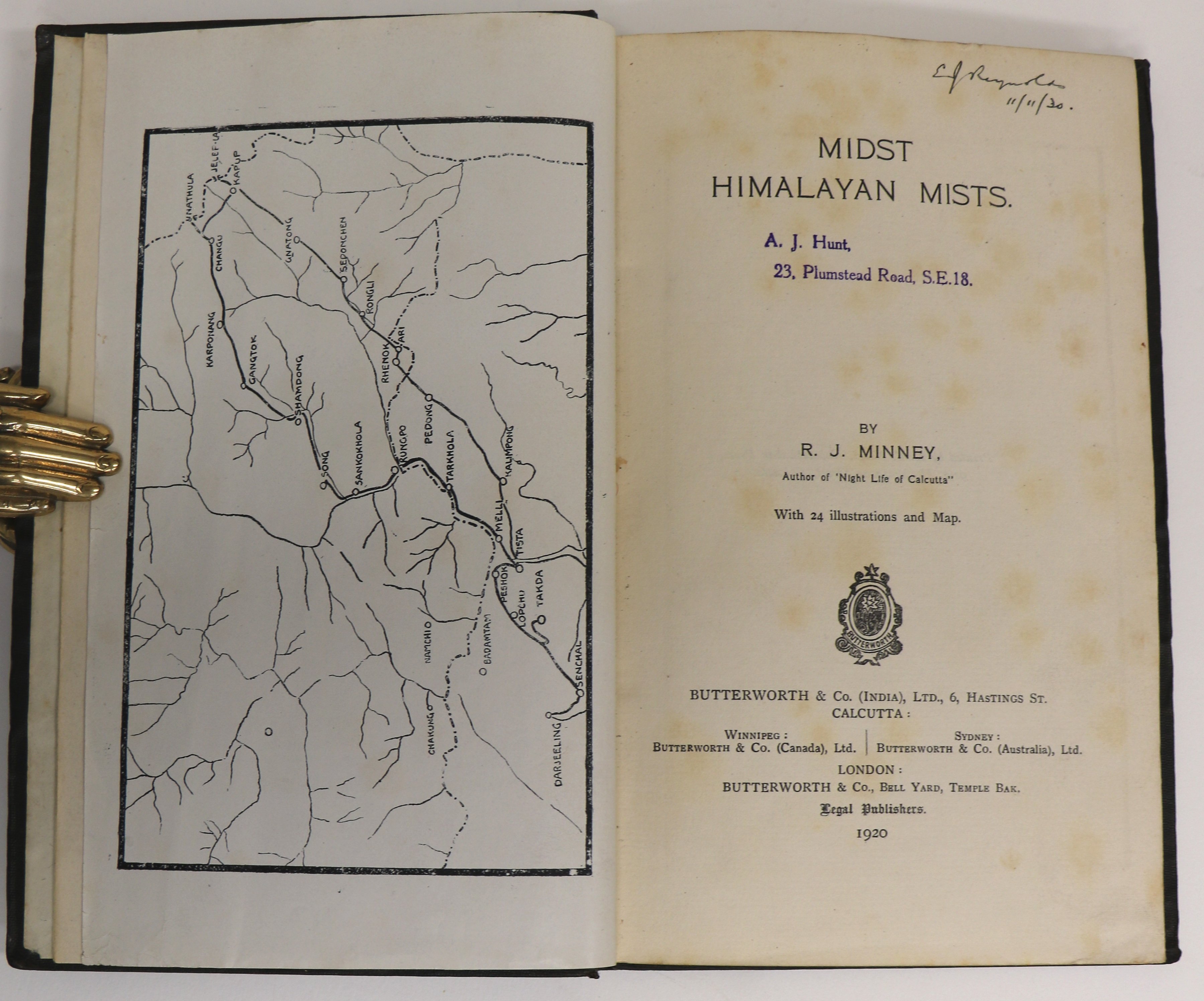 Midst Himalayan Mists. by Minney, R.J.: (1920) | Aquila Books(Cameron ...