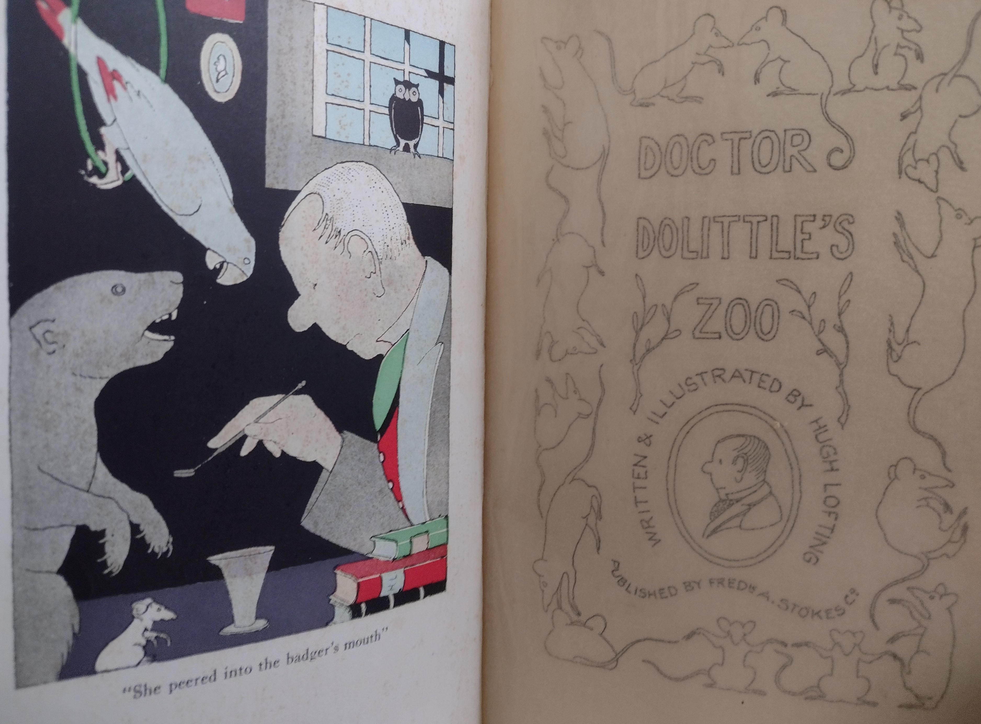 Doctor Dolittle's Zoo // FIRST Edition // by Lofting, Hugh: Very Good ...