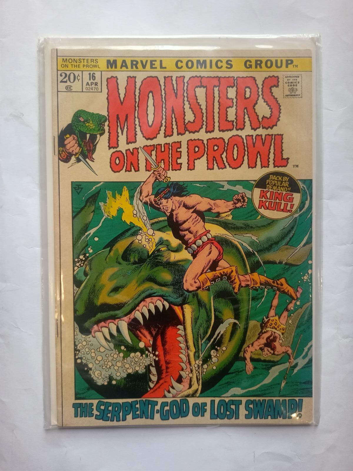 Monster on the PROWL: The SERPENT-GOD of LOST SWAMP! Número 16. by LEE ...