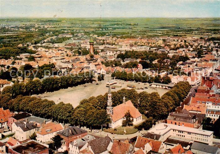 Postkarte Carte Postale 73814296 Heide Holstein Fliegeraufnahme Heide ...