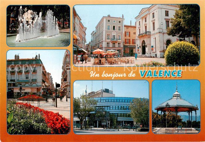 Postkarte Carte Postale 13827928 Valence 26 Vue partielle: Manuskript ...