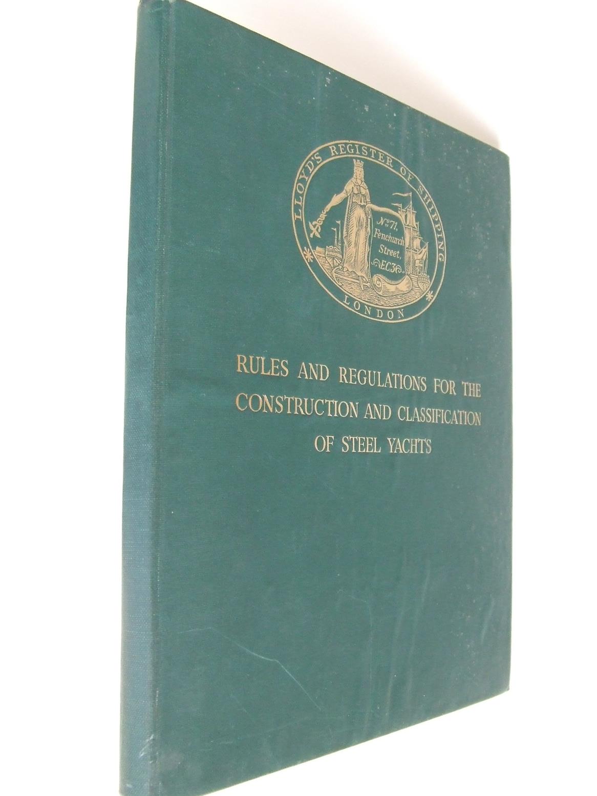 Rules and Regulations for the Construction and Classification of Yachts ... Rules and Regulations for the Construction and Classification of Yachts ...