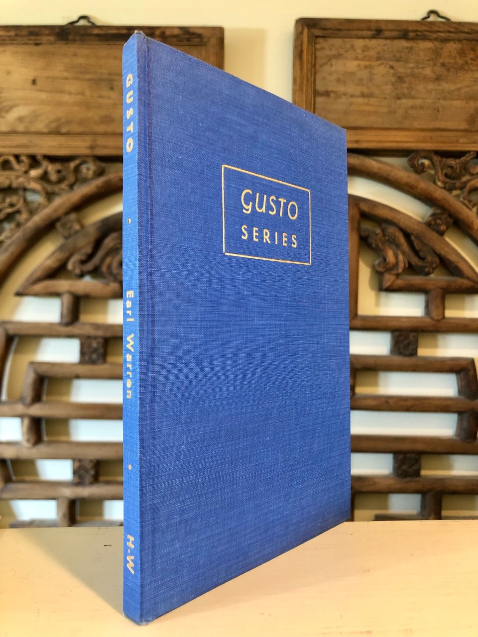 Gusto: a Book of Verse (Gusto Series) by WARREN, Earl: Near Fine ...