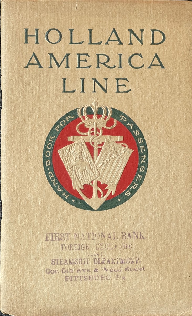 Holland-America Line - Handbook of Information For Passengers by ...