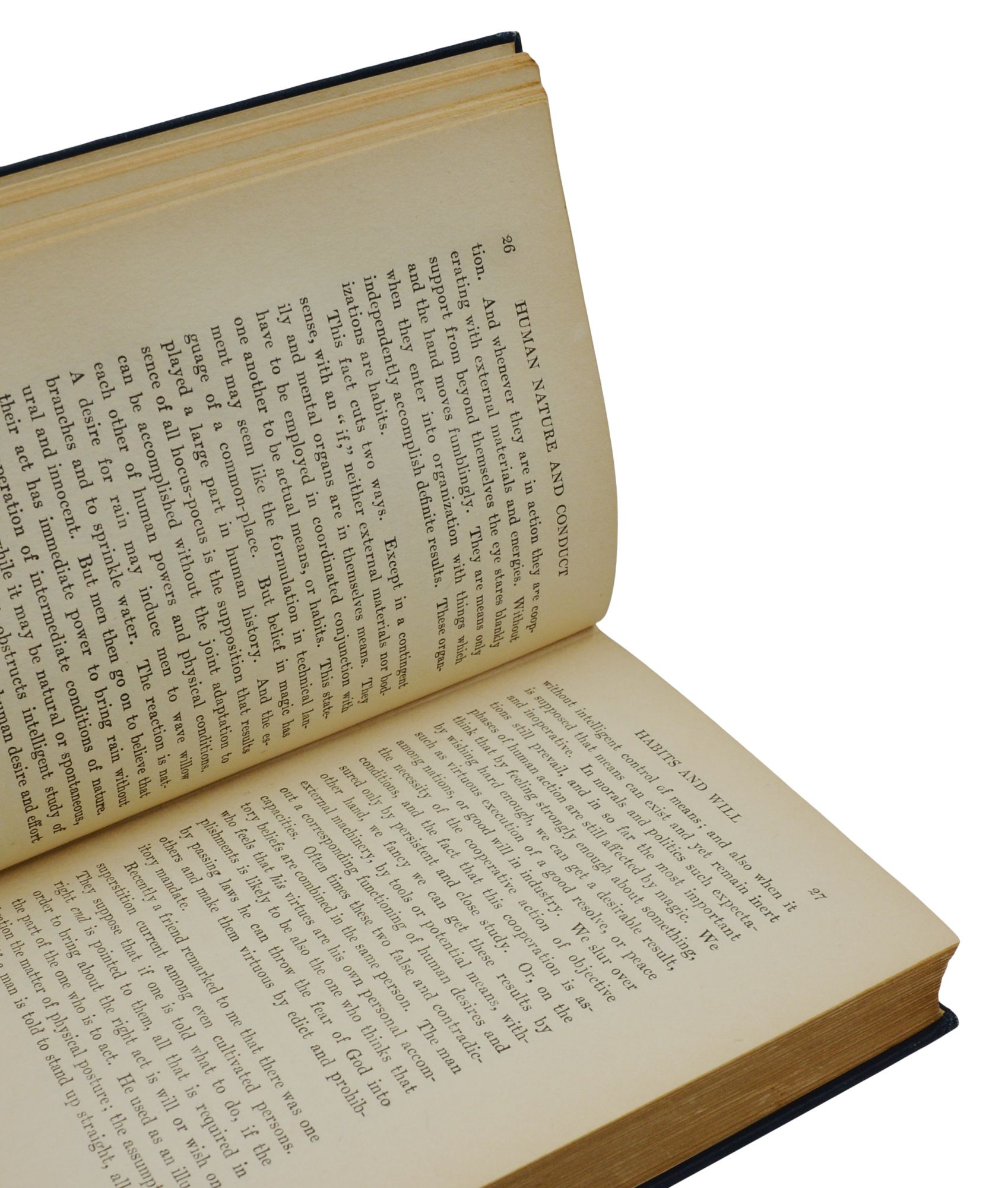 Human Nature and Conduct by Dewey, John: Very Good (1922) First Edition ...