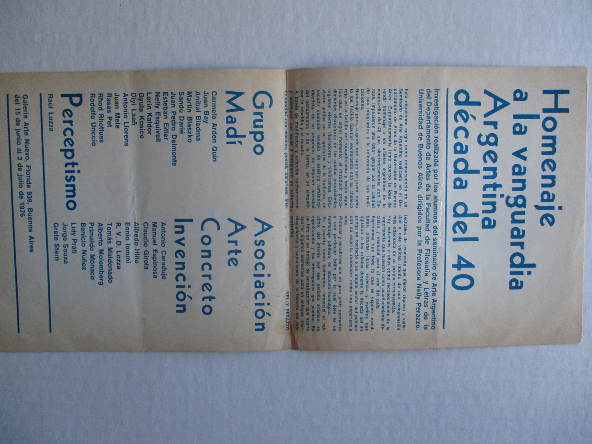 Homenaje a la Vanguardia Argentina Decada del 40 : Grupo Madi ...