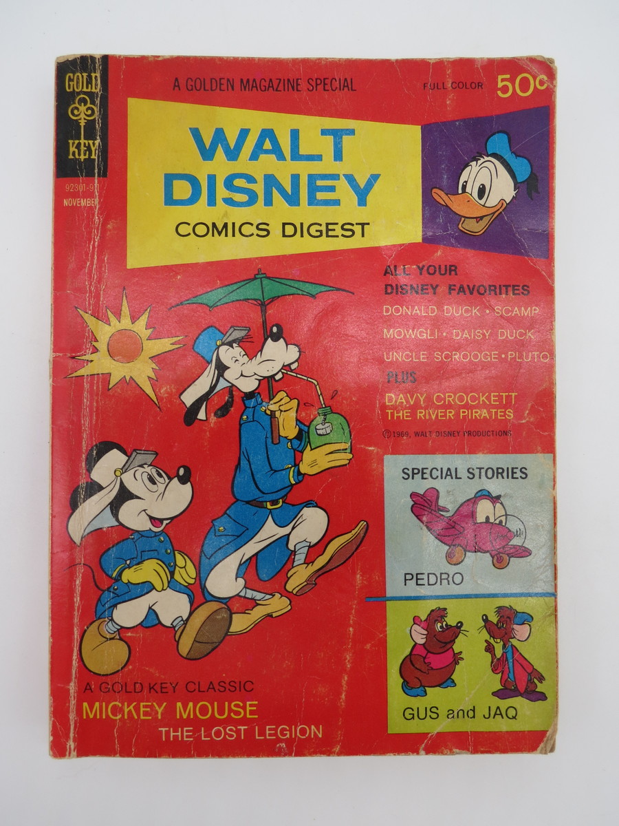 WALT DISNEY COMICS DIGEST NUMBER 17. NOVEMBER 1969 by Disney, Walt ...