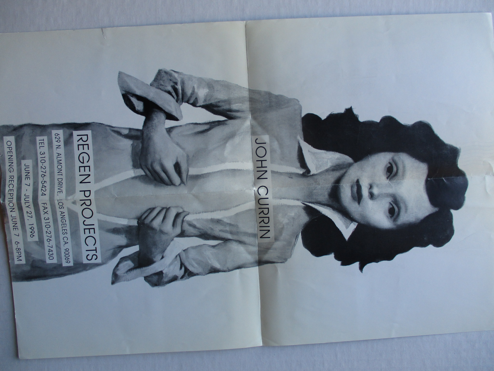 John Currin Regen Projects 1996 Poster by Currin, John: (1996) | ANARTIST