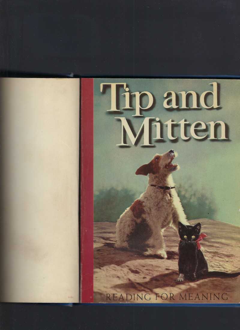 TIP AND MITTEN Reading for Meaning 1957 Hardback on a Softcover Reader ...