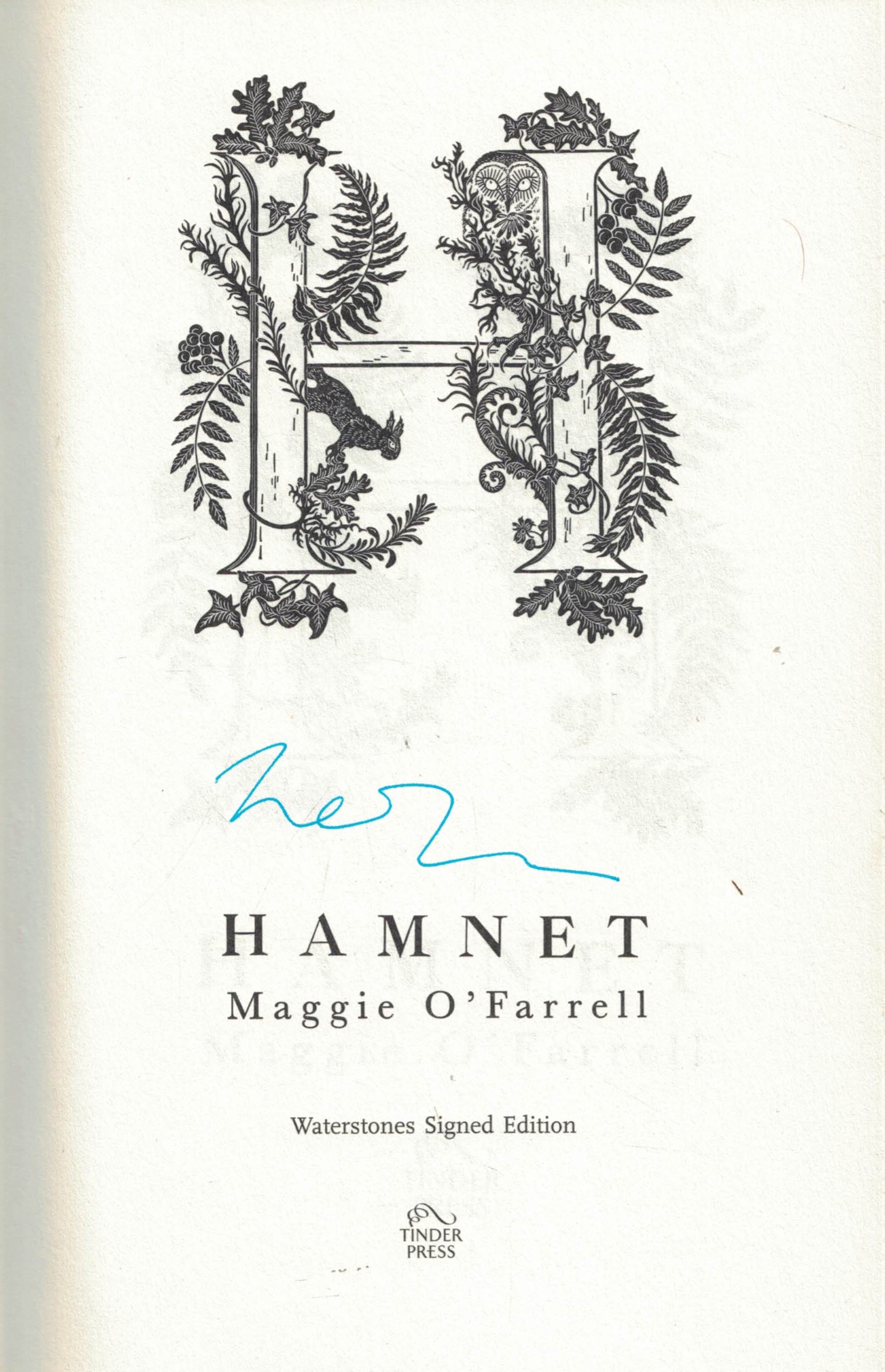 Hamnet. Signed limited edition by O'Farrell, Maggie: VG : in very good ...