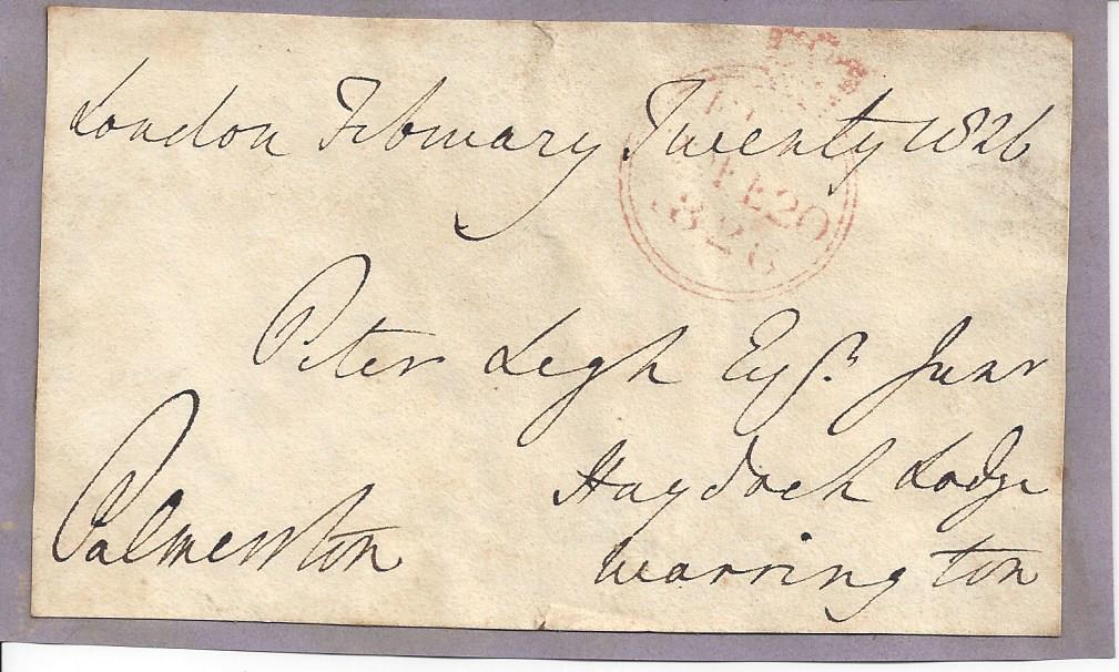 [Lord Palmerston, Liberal Prime Minister.] Autograph Signature franking ...
