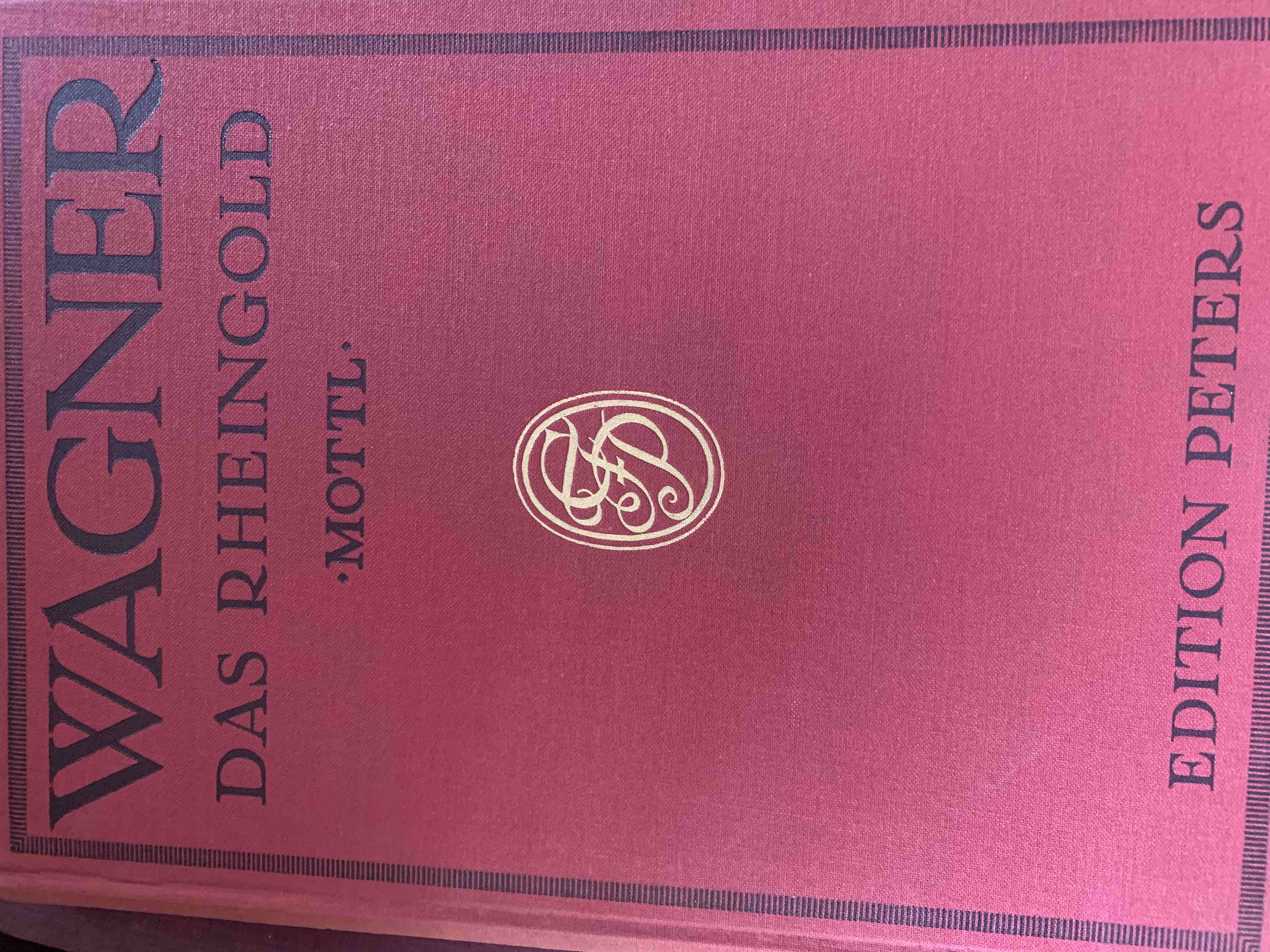 Das Rheingold, Edition Peters, Mottl von Richard Wagner: Gut bis sehr ...